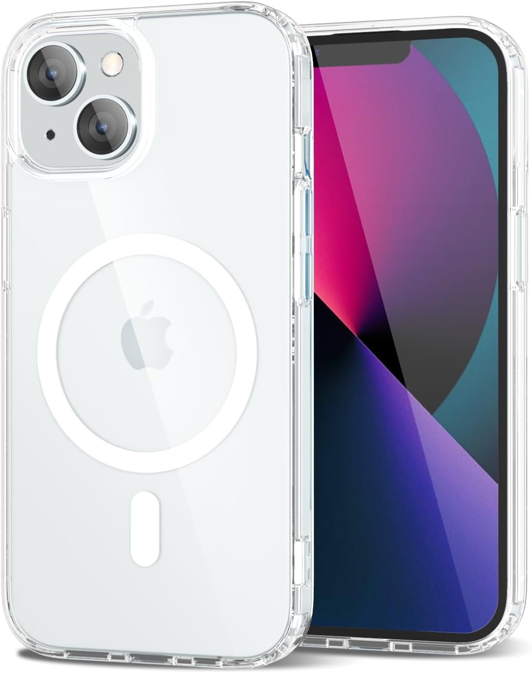 for iPhone 14 Plus Case Clear Magnetic Compatible with Magsafe, Thin ...