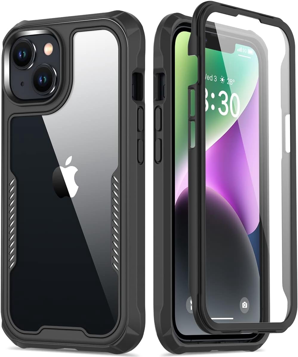 iPhone 14 Plus Case with Screen Protector,Mili-Grade Heavy Duty ...