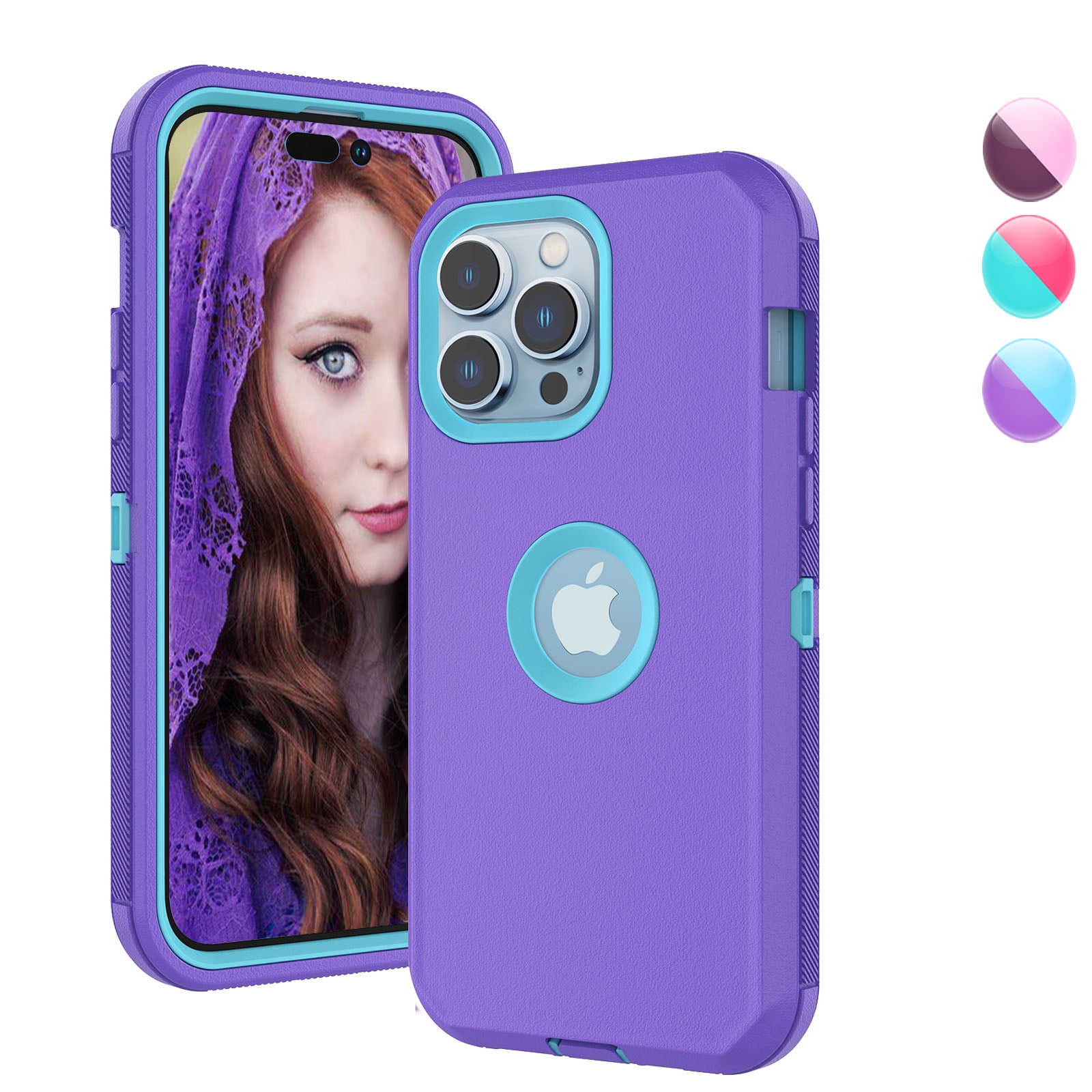 iPhone 14 Plus Cases,Njjex Case for iPhone 14, 14 Pro,14 Plus,14 Pro ...