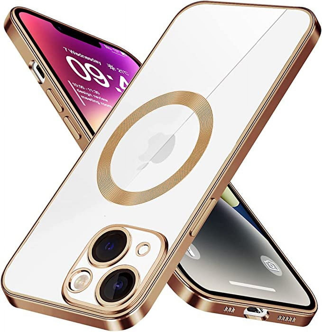 Entronix Magnetic Clear Case for iPhone 14 Plus, Slim Fit, Anti-Drop ...