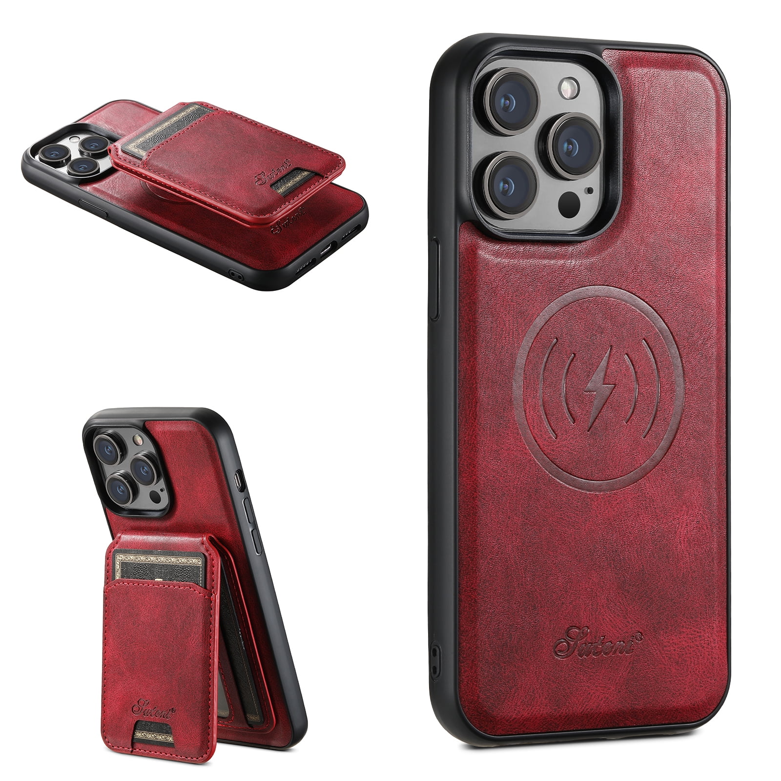 for iPhone 14 Plus Wallet Case, iPhone 14 Plus Case Magsafe Attached ...