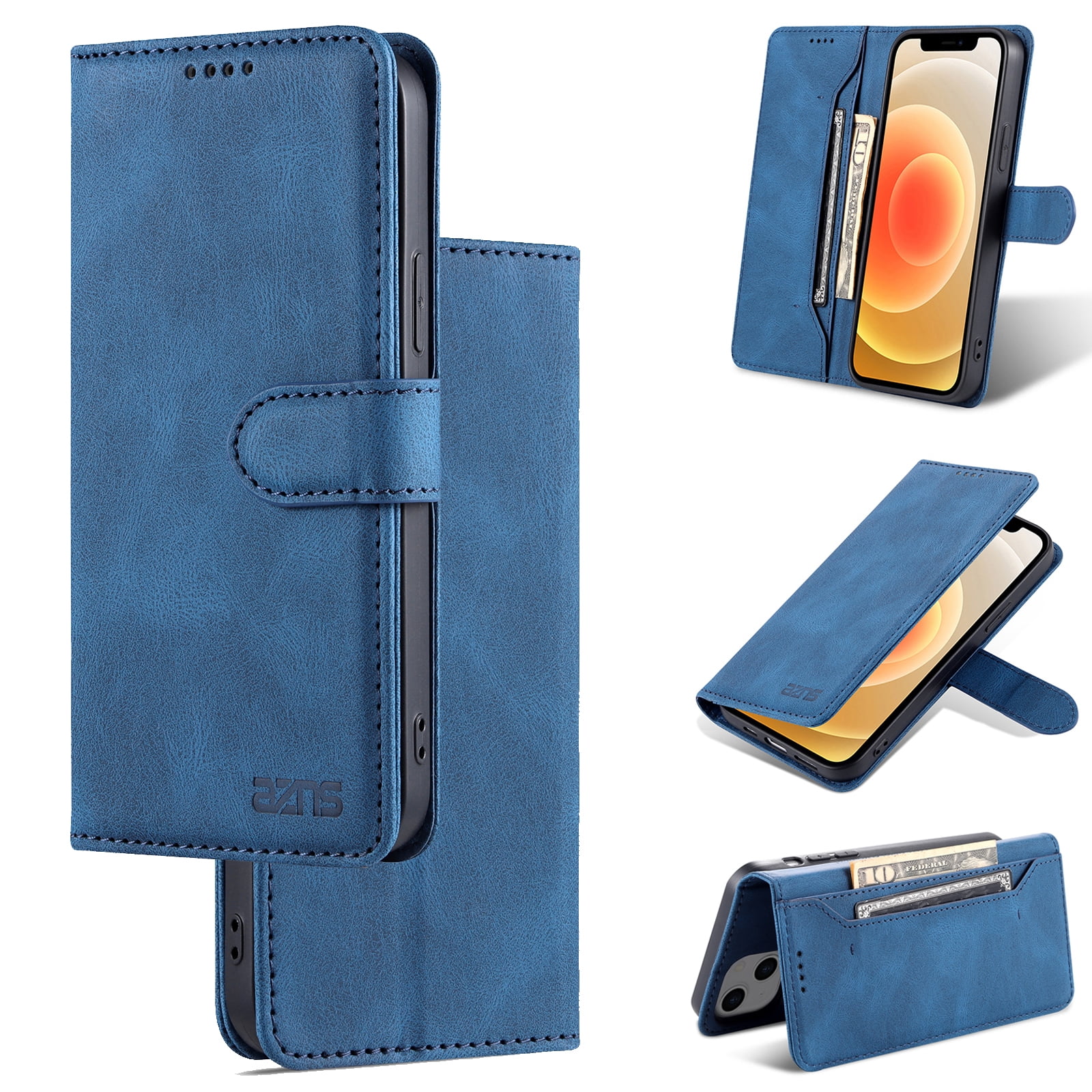 for iPhone 14 Plus Wallet Case with [RFID Blocking] Card Slot, Cash ...