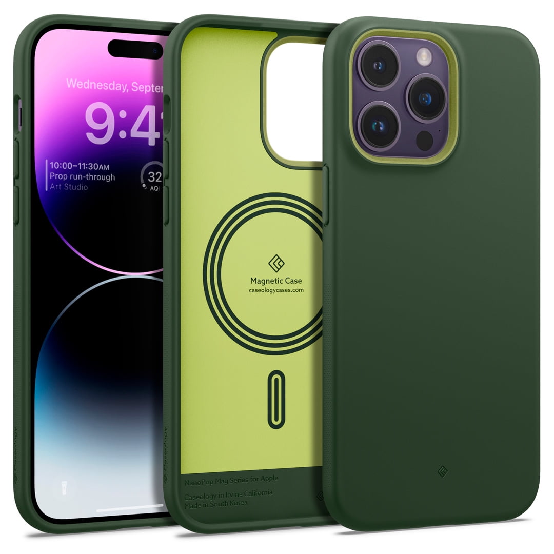 iPhone 14 Pro (2022) Case Nano Pop Mag Avo Green - Walmart.com