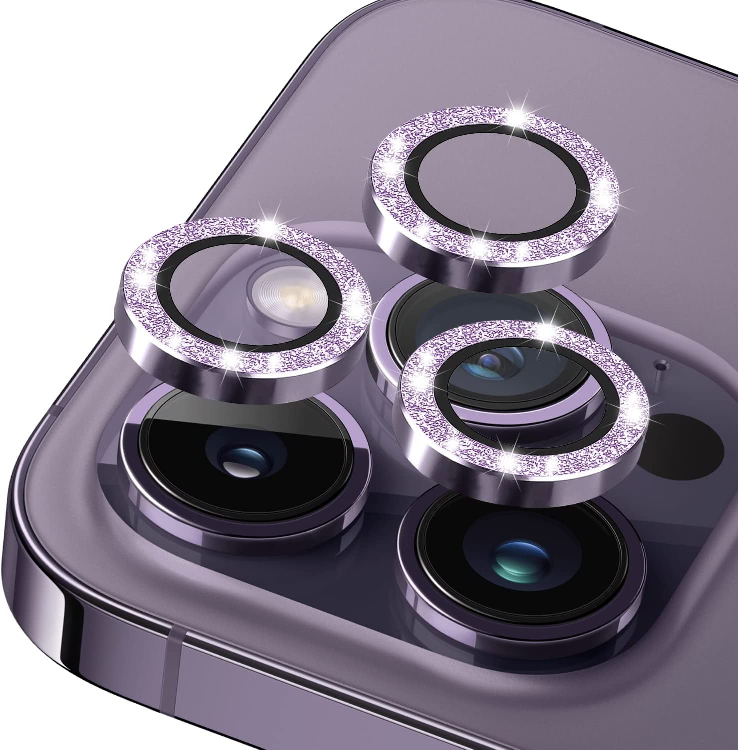 for iPhone 14 Pro 6.1 inch /14 Pro Max 6.7 inch Camera Lens Protector, 9H Tempered Glass ...