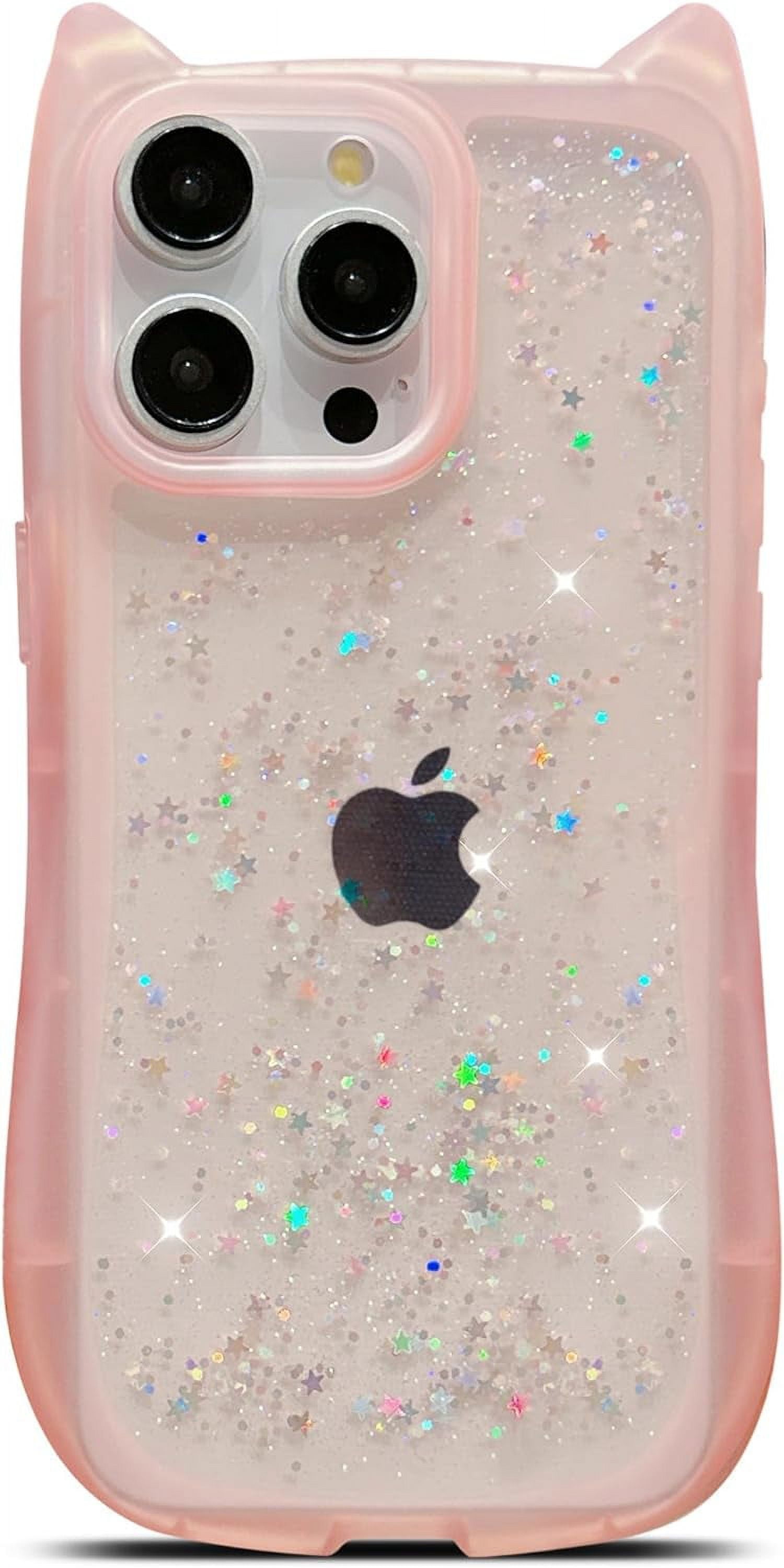 for iPhone 14 Pro Case 6.1" Bling Glitter Sparkle Star Shiny Clear ...