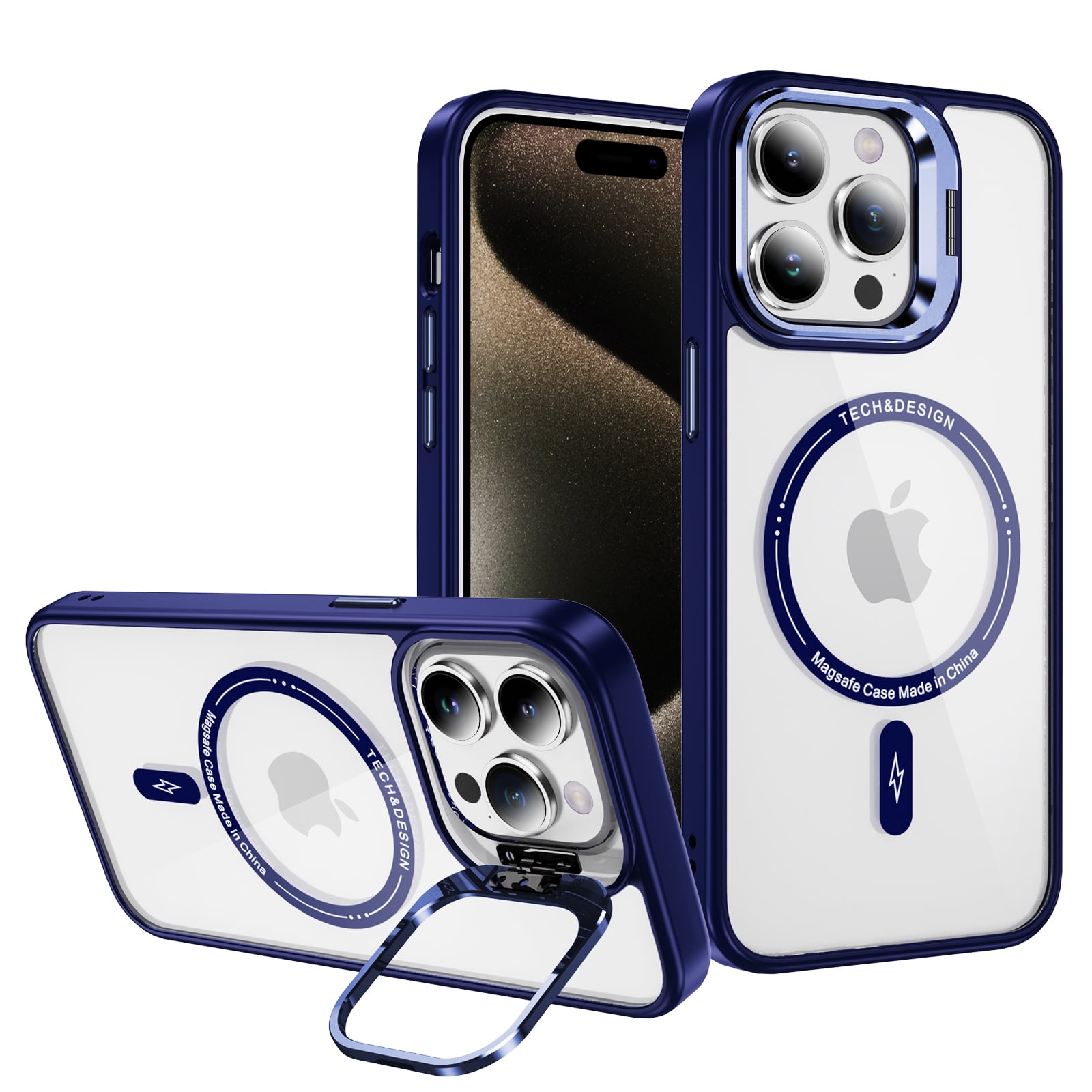 for iPhone 14 Pro Case Compatible with Magsafe, Luxury Crystal Clear ...