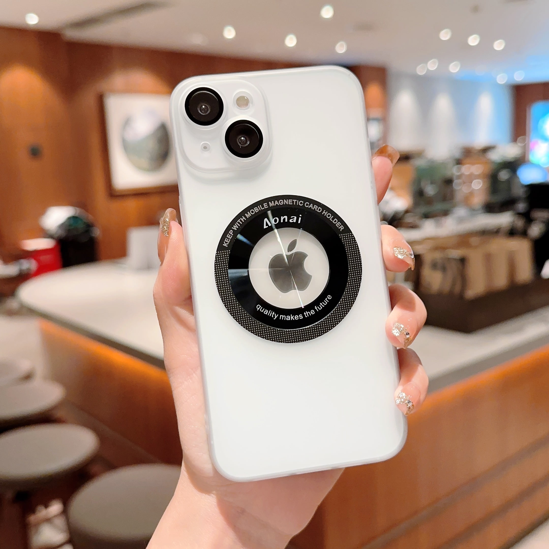 for iPhone 14 Pro Max (6.7 inch) Slim Case with Logo View,Camera Lens ...