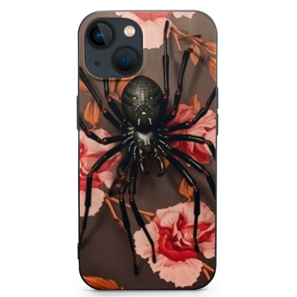 iPhone 14 Pro Max Black Widow Spider Ornamental Watercolo Spider Case ...