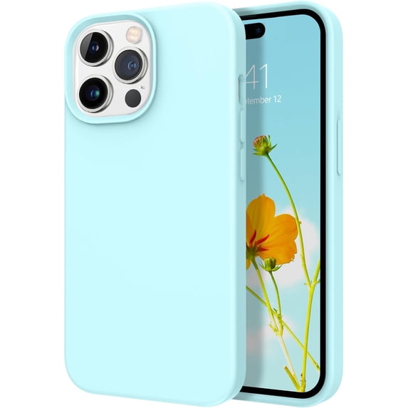 iPhone 14 Pro Max Case, Liquid Silicone Soft Gel Rubber iPhone 14 Pro ...