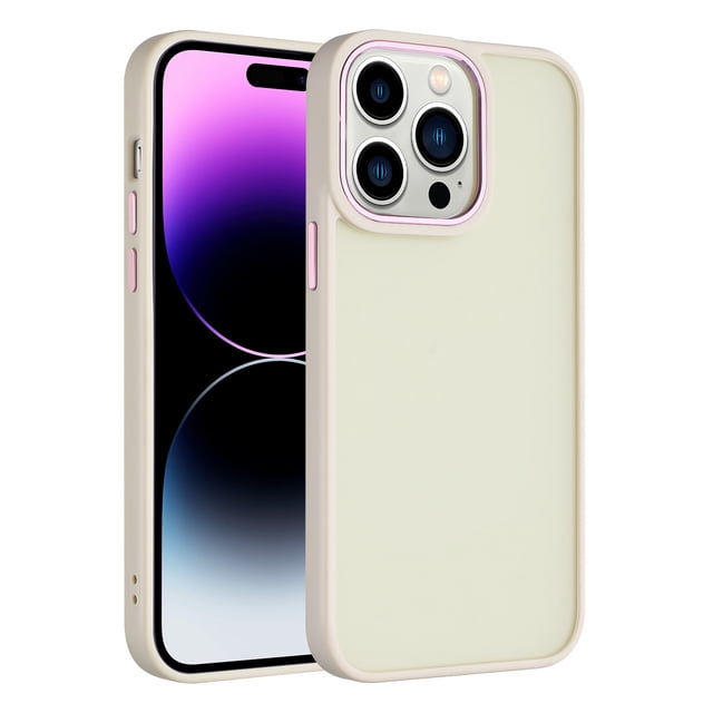 New Frontier Slim Shock Resistant Case for iPhone 14 Pro Max, White ...