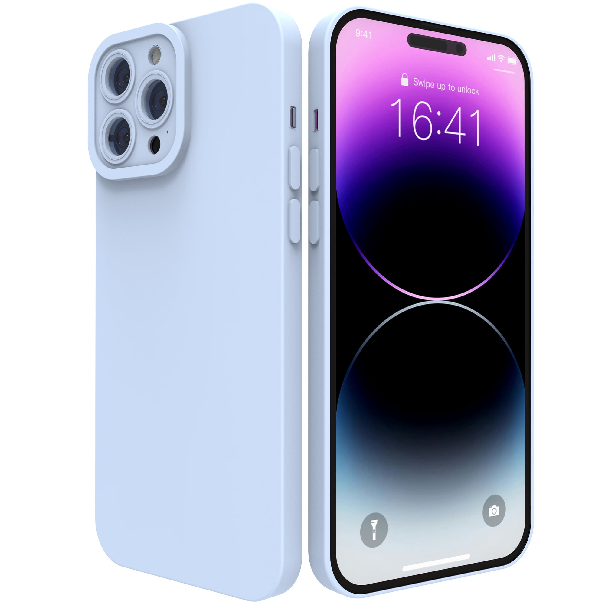 iPhone 14 Pro Max Case with Camera Protection, Silicone Shockproof Slim ...