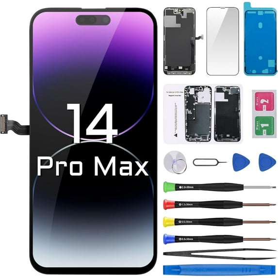 for iPhone 14 Pro Max Screen Replacement 6.7" LCD Display Digitizer 3D ...