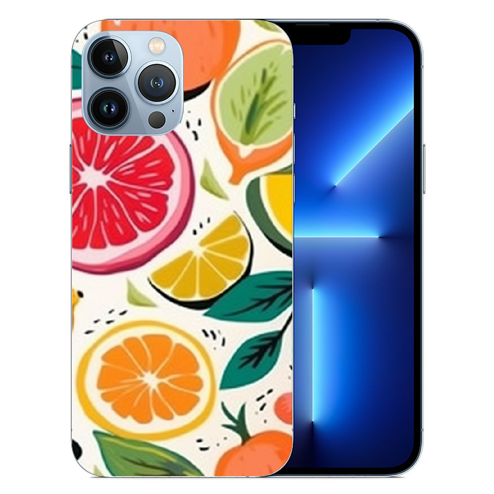 iPhone 14 Pro Max Vibrant Tropical Fruit Pattern Design Case - Walmart.com
