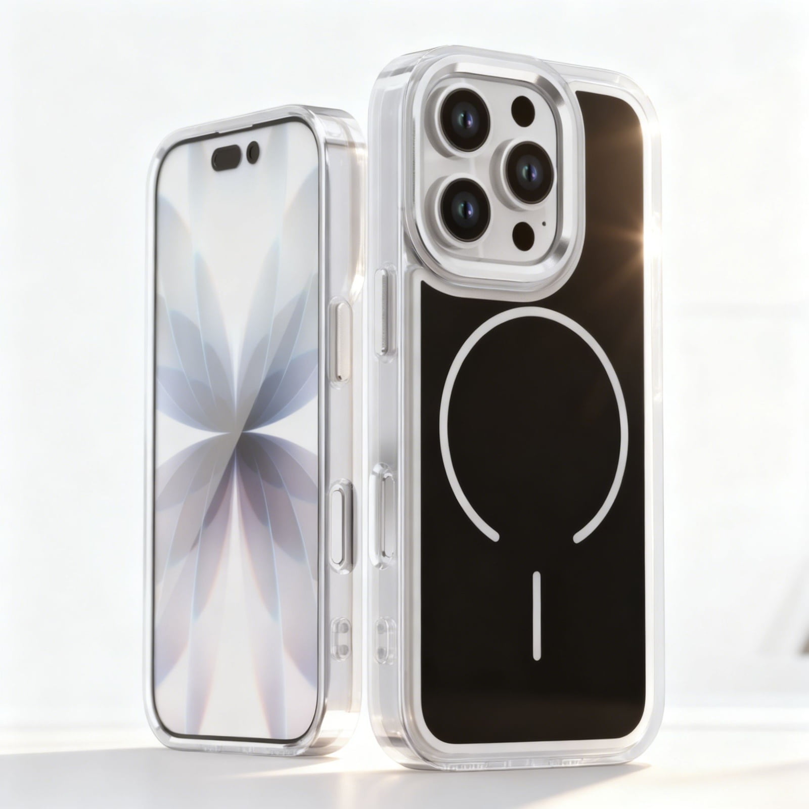 For iPhone 14 Pro Phone Case,Compatible with Mag-Safe,Two-color Design ...