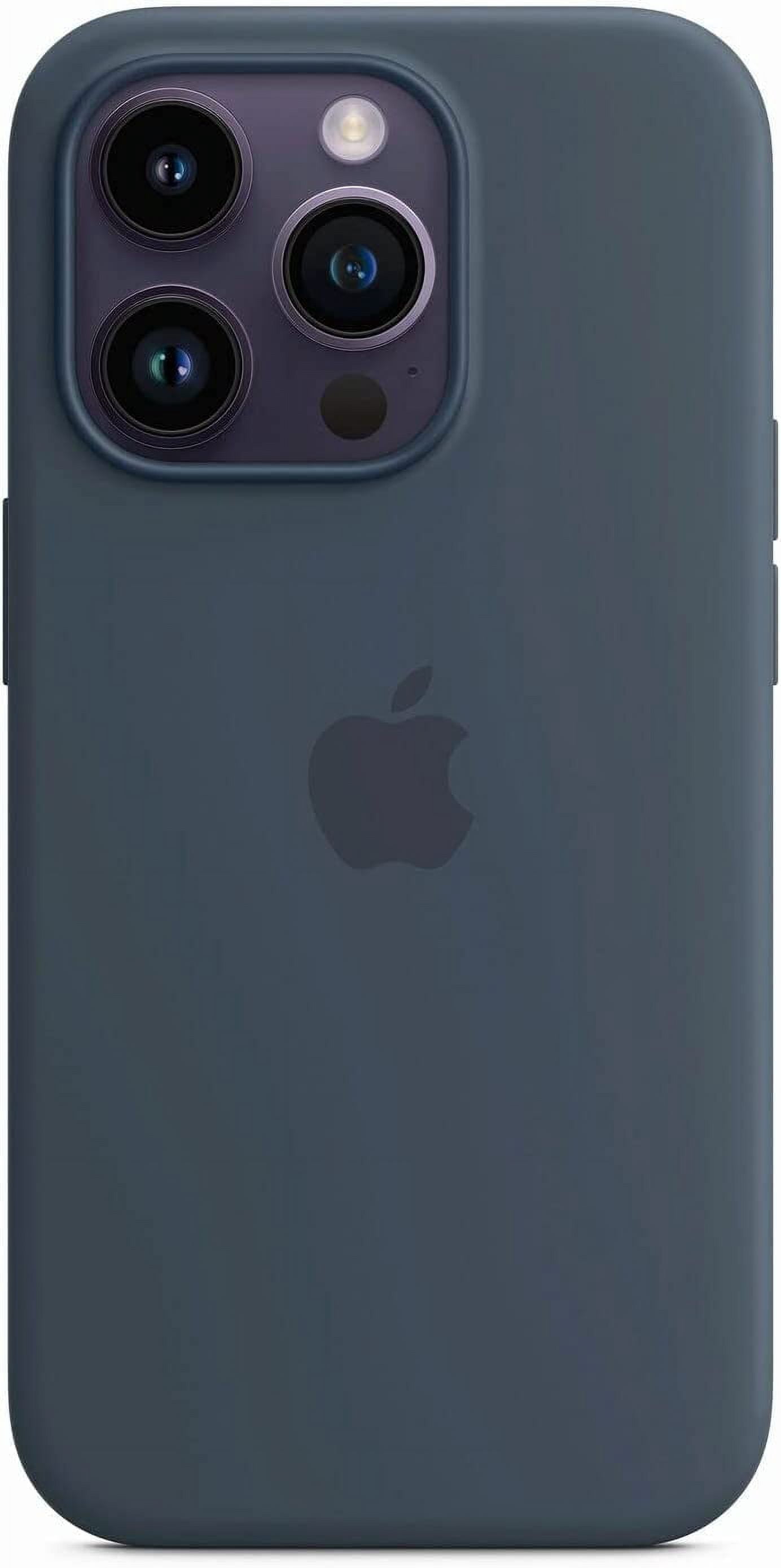 iPhone 14 Pro Silicone Case with MagSafe - Storm Blue - Walmart.com