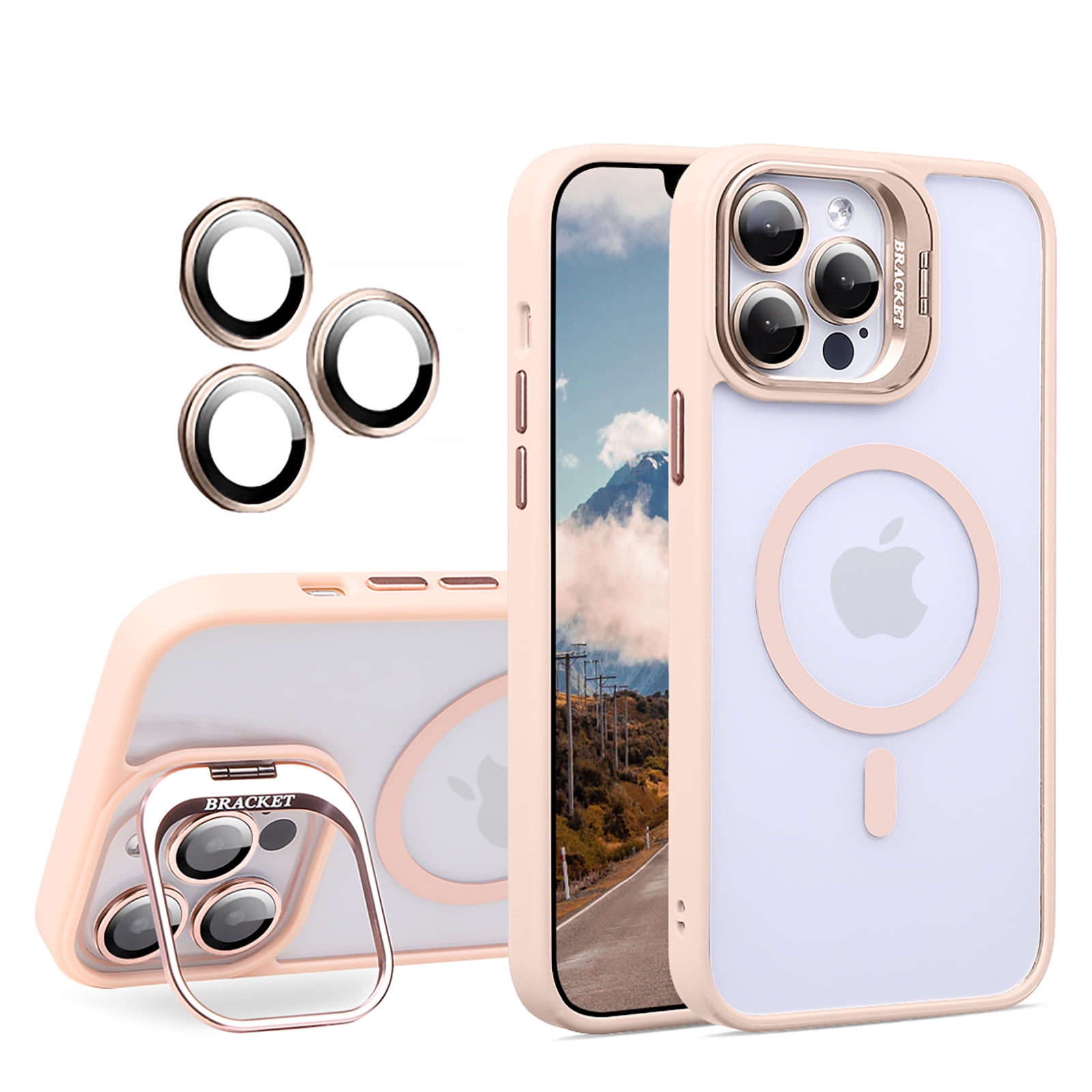 for iPhone 14 Transparent Case with Camera Lens Protector, Compatible ...