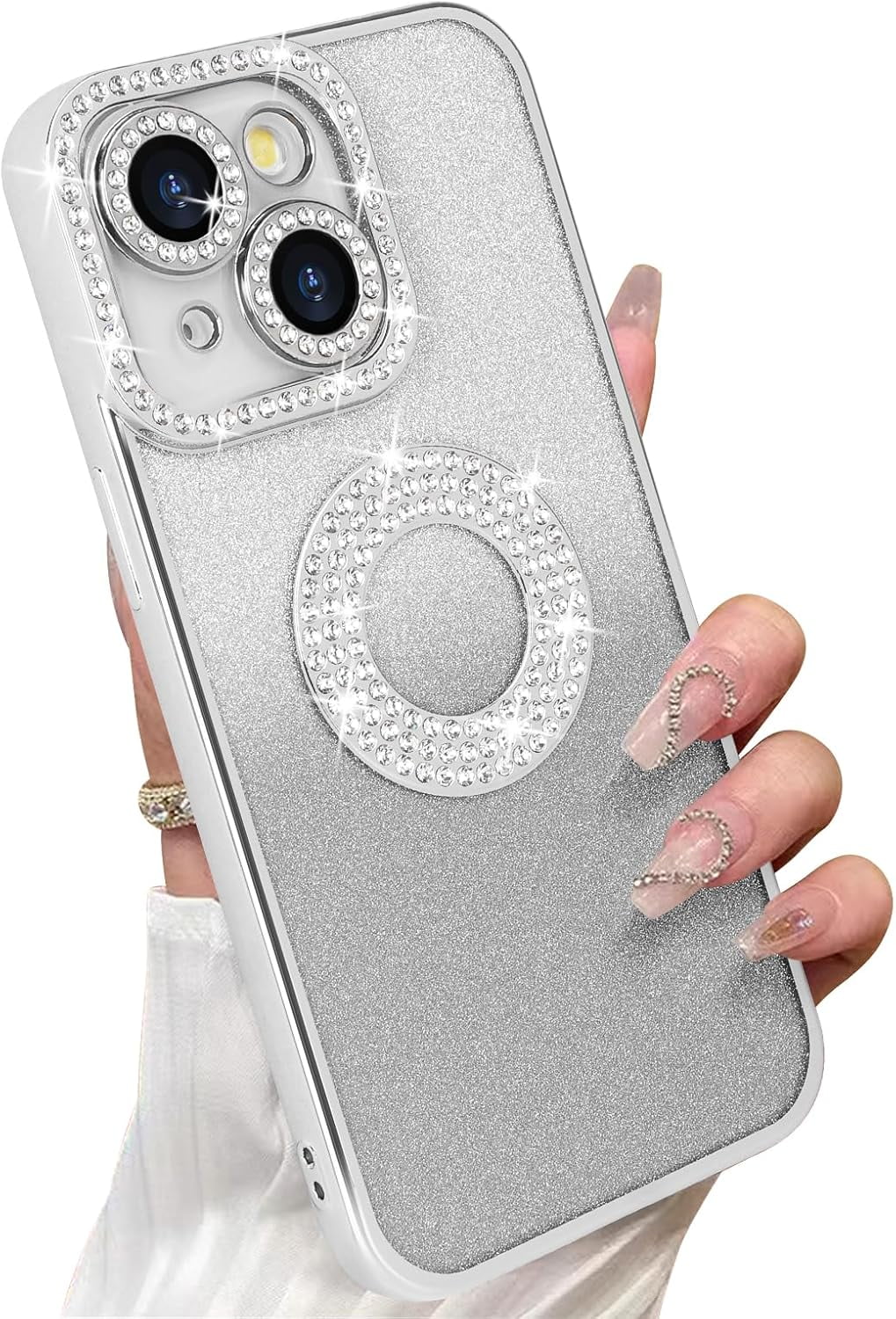 for iPhone 15 Bling Case Women Girls Luxury Gradient Glitter Diamond ...