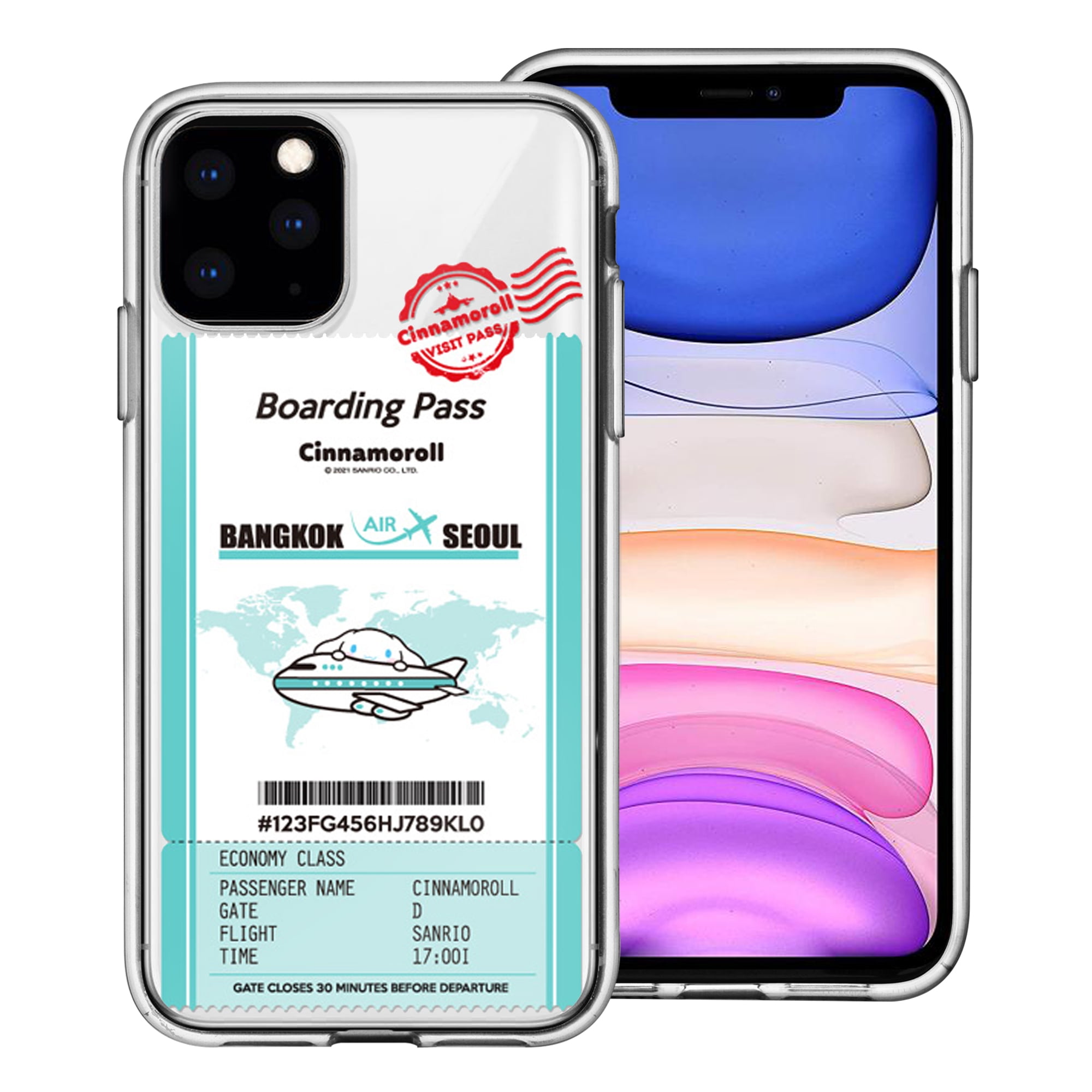 iPhone 15 Case (6.1inch) Sanrio Cute Clear Soft Jelly Cover - Ticket ...