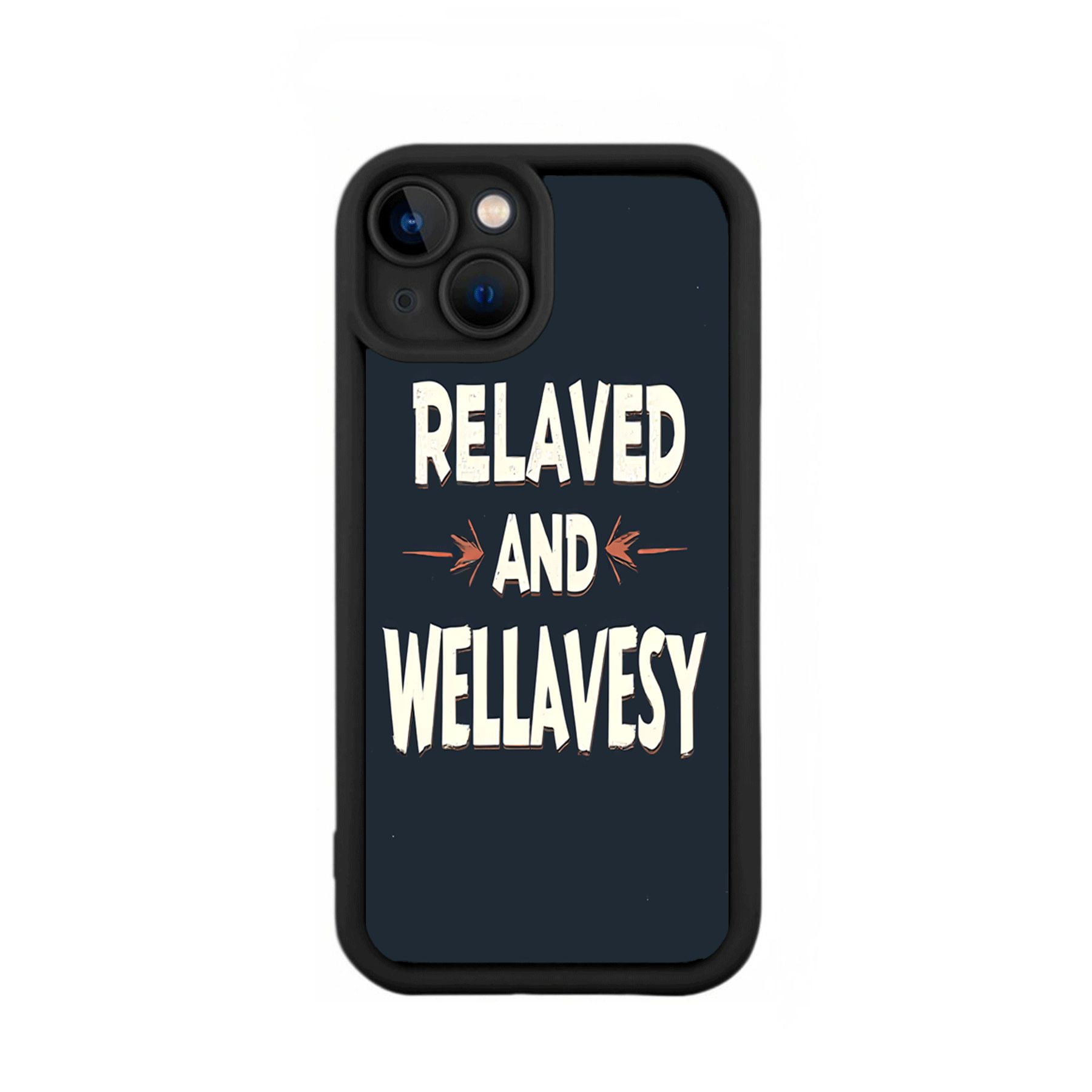 iPhone 15 Case - Lightweight Yellowing Resistant with Bold White Text ...