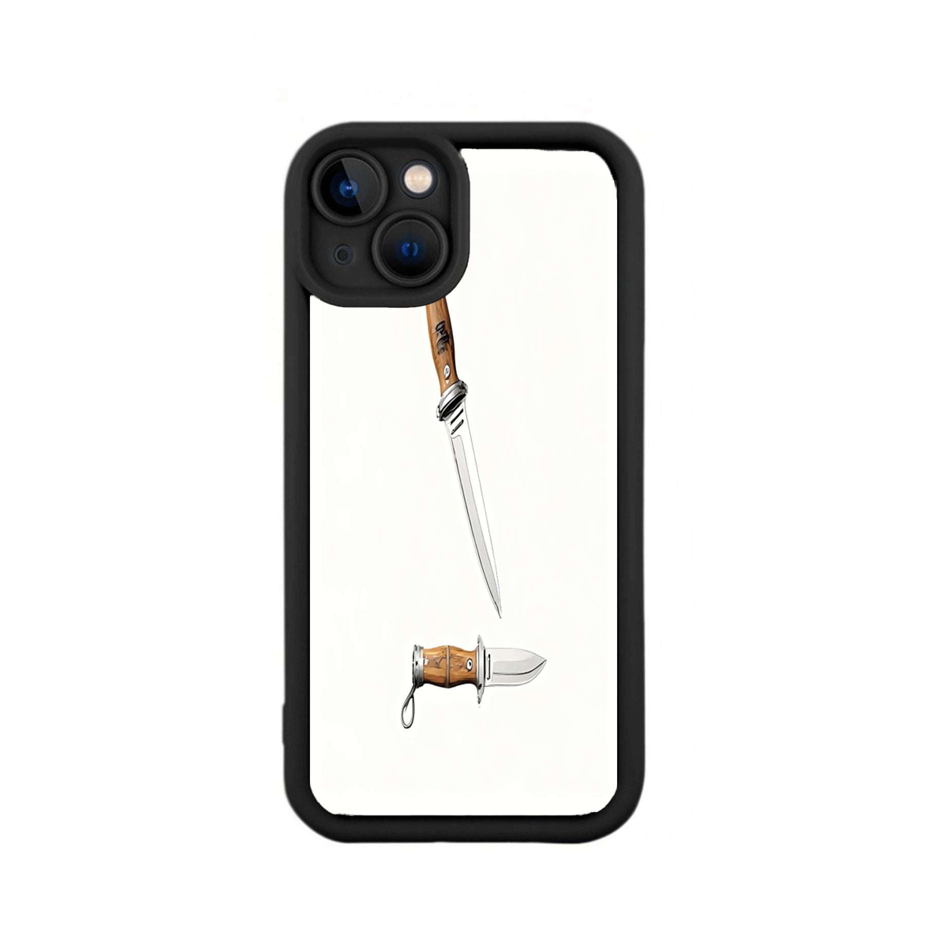 iPhone 15 Case - Lightweight Yellowing Resistant with Unique Knife ...