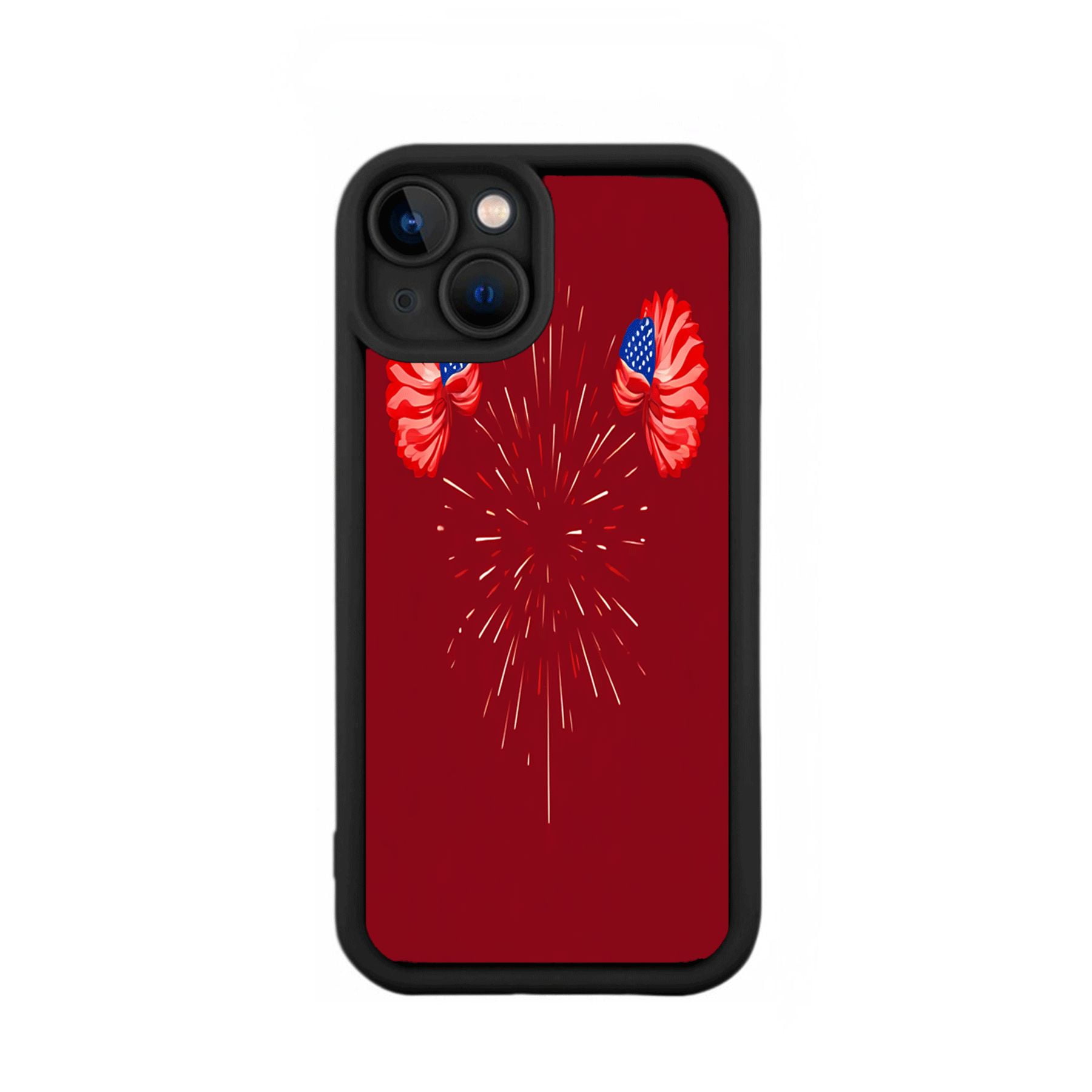 iPhone 15 Case - Lightweight Yellowing Resistant with Vibrant Fireworks ...