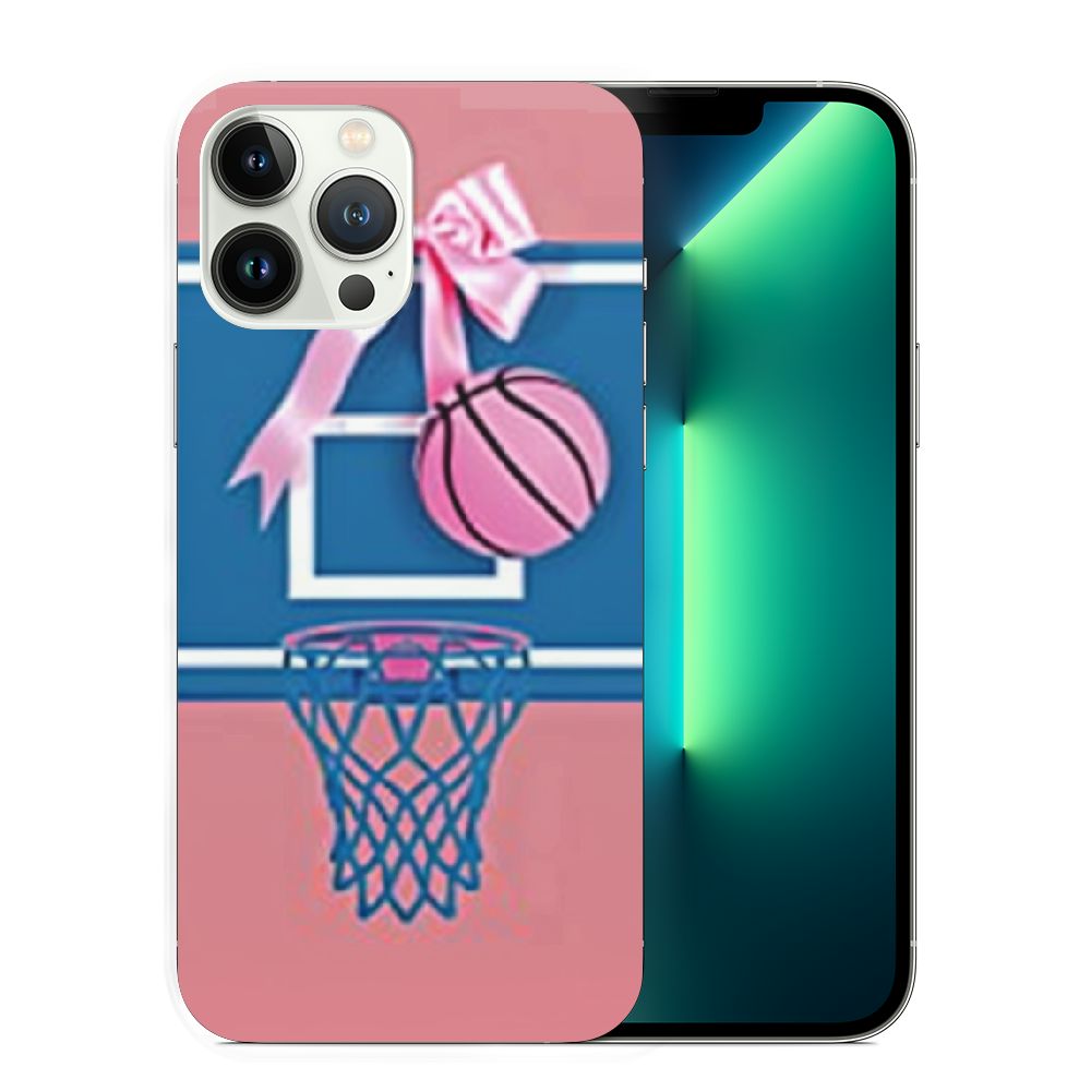 iPhone 15 Free throws or Pink Bows Gender Reveal Cute Design Case ...