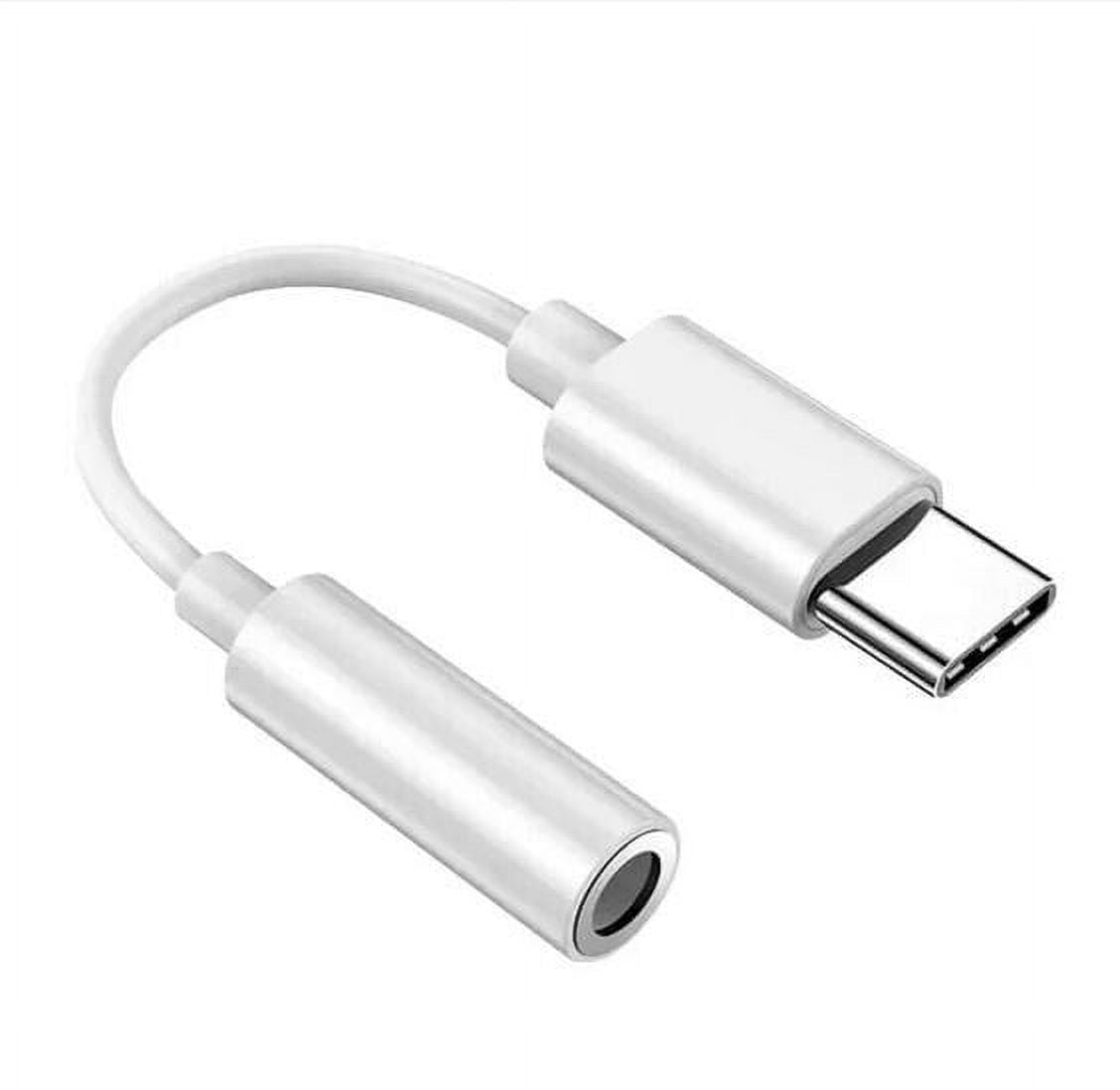 Simyoung USB-C to 3.5mm Headphone Jack Audio Adapter, Type-C Dongle ...