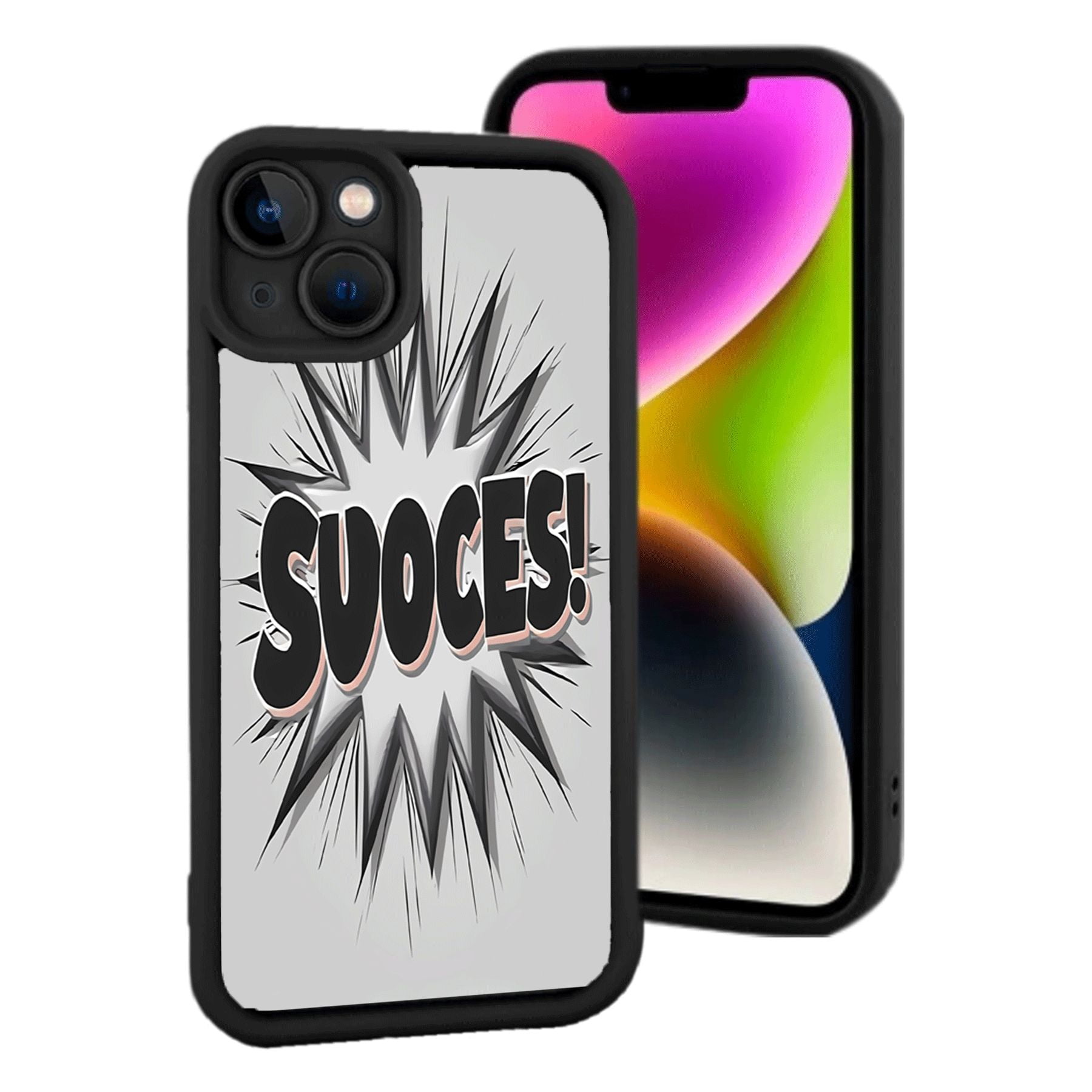 iPhone 15 Lightweight Case - Comic - Style Explosion Design with ...