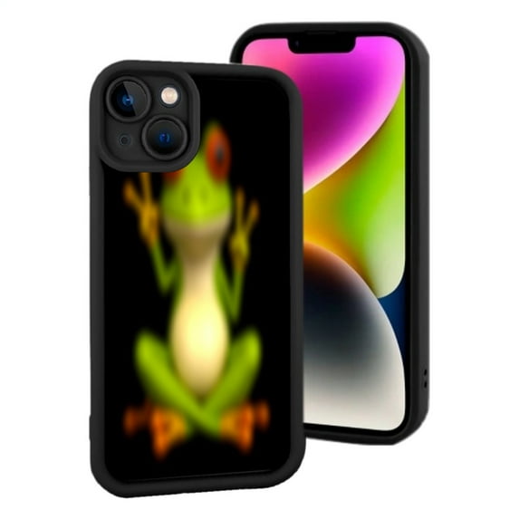 iPhone 15 Lightweight Case - Unique Blurred Frog Design Yellowing ...