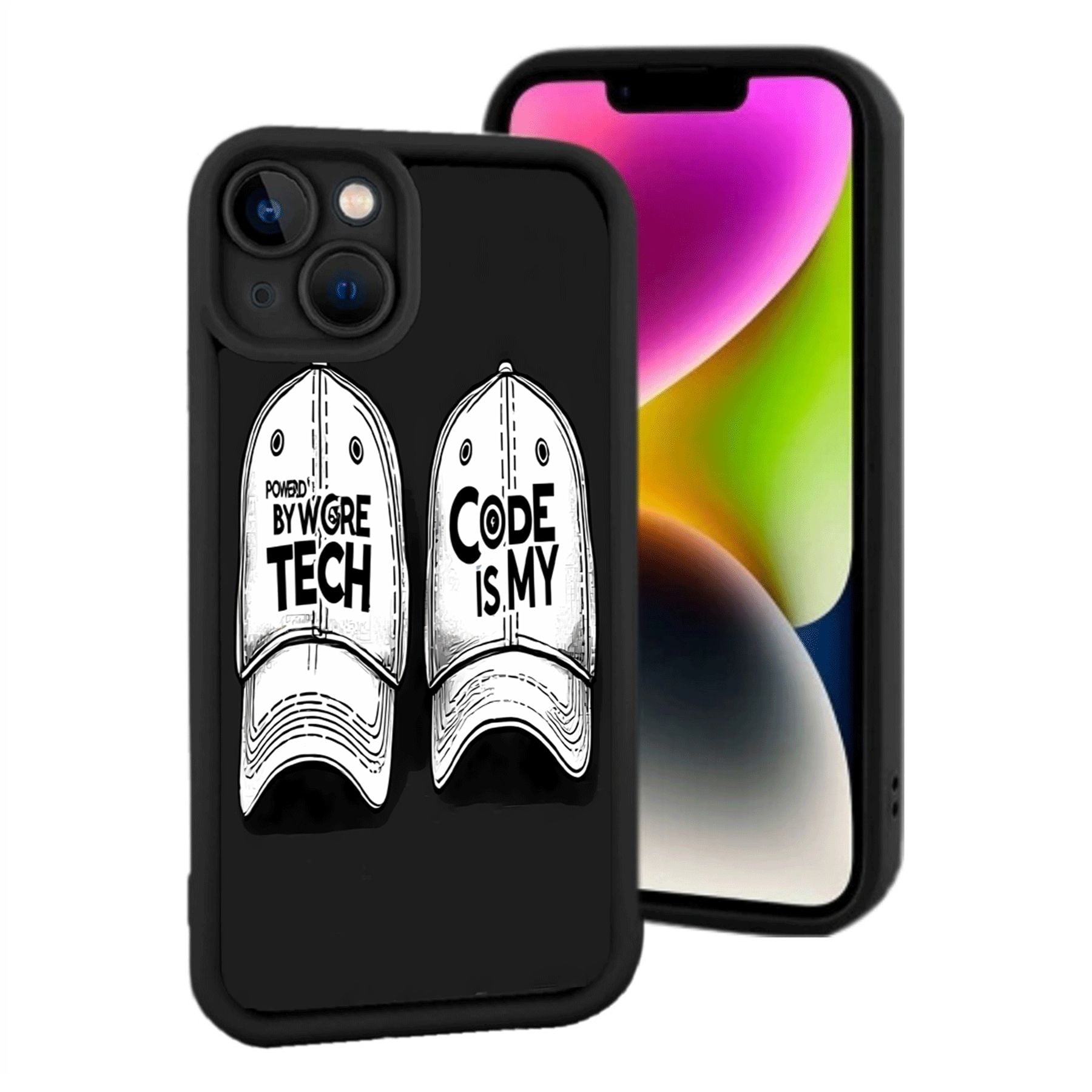 iPhone 15 Lightweight Case - Yellowing Resistant with Fun Baseball Cap ...