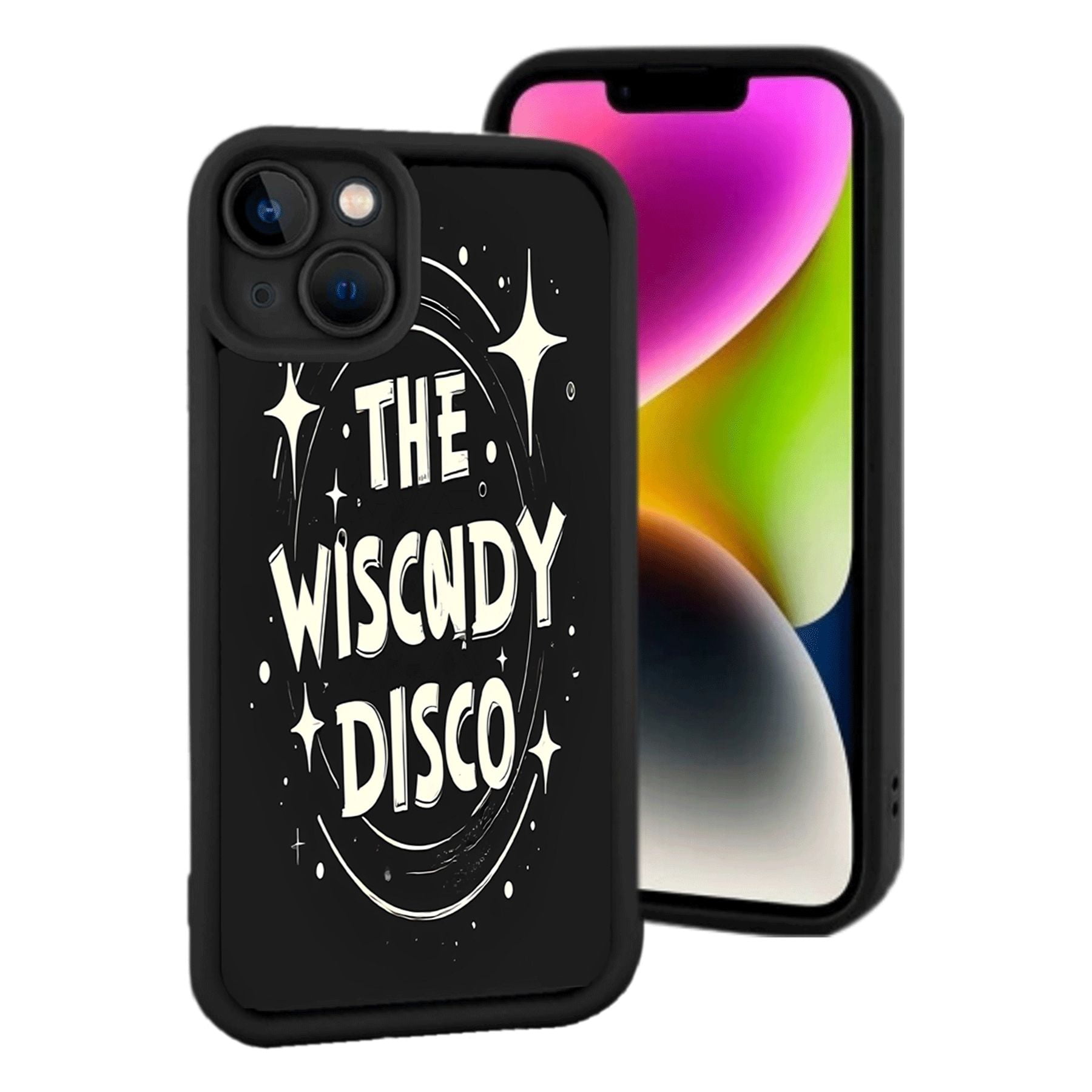 iPhone 15 Lightweight Phone Case - Retro Cosmic Design with Stars ...