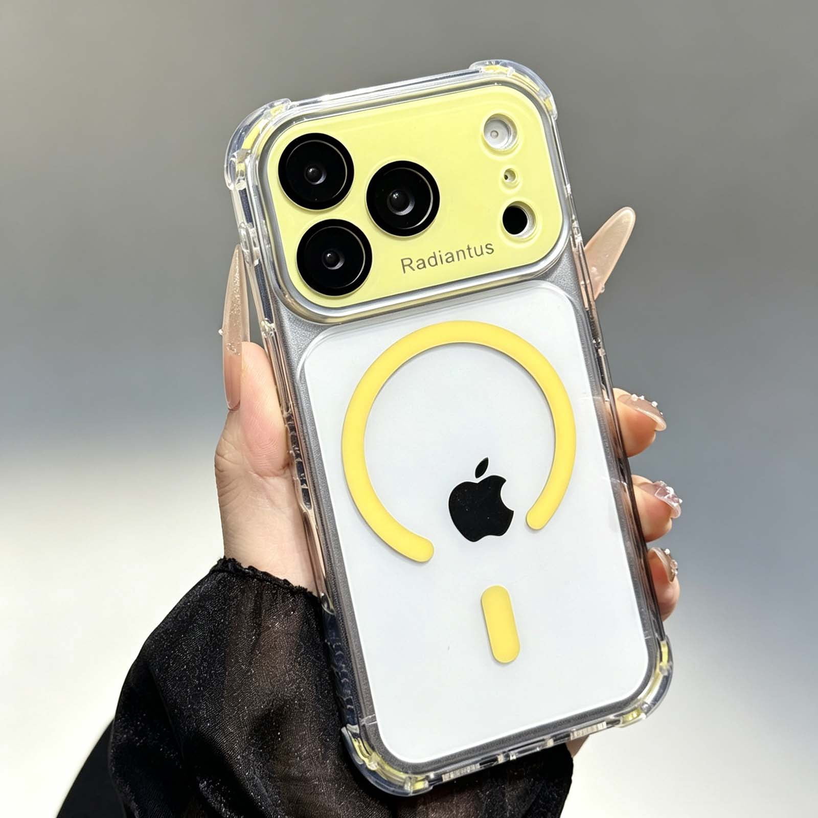 For iPhone 15 Plus/14 Plus Phone Case,Compatible with Mag-Safe,Built-in ...