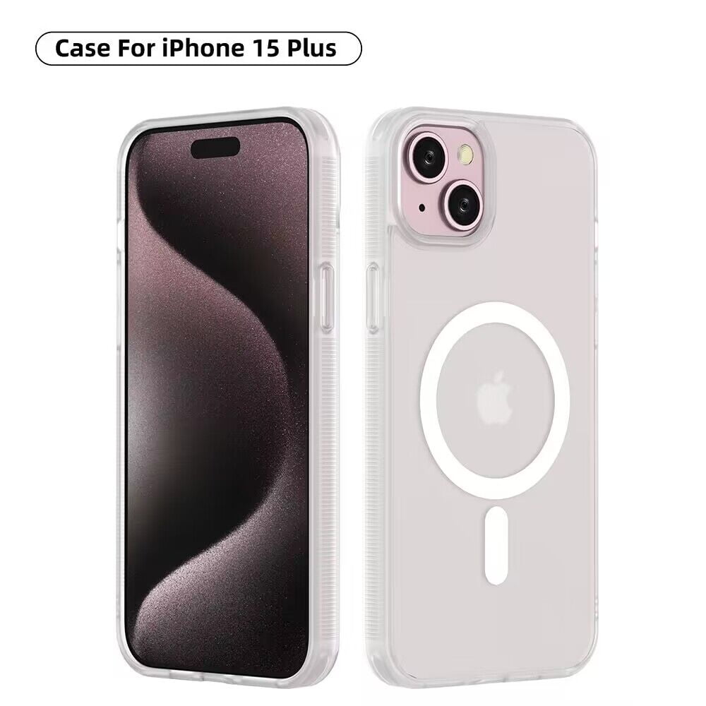 iPhone 15 Plus Case Compatible With Magsafe, 6.7 " Tpu & Pc Frosted ...