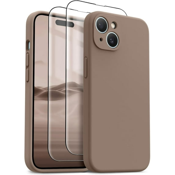 for iPhone 15 Plus Case, Upgraded Silicone Shockproof [2 Pack Screen ...