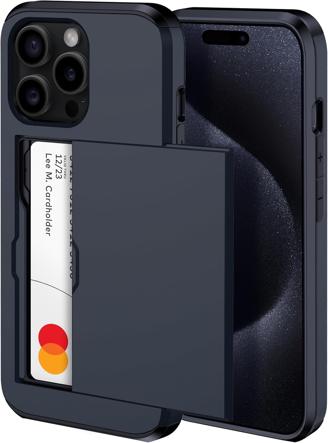 𝟐𝟎𝟐𝟒 𝗡𝗘𝗪 iPhone 15 Pro Case with Card Holder - Wireless Charging ...