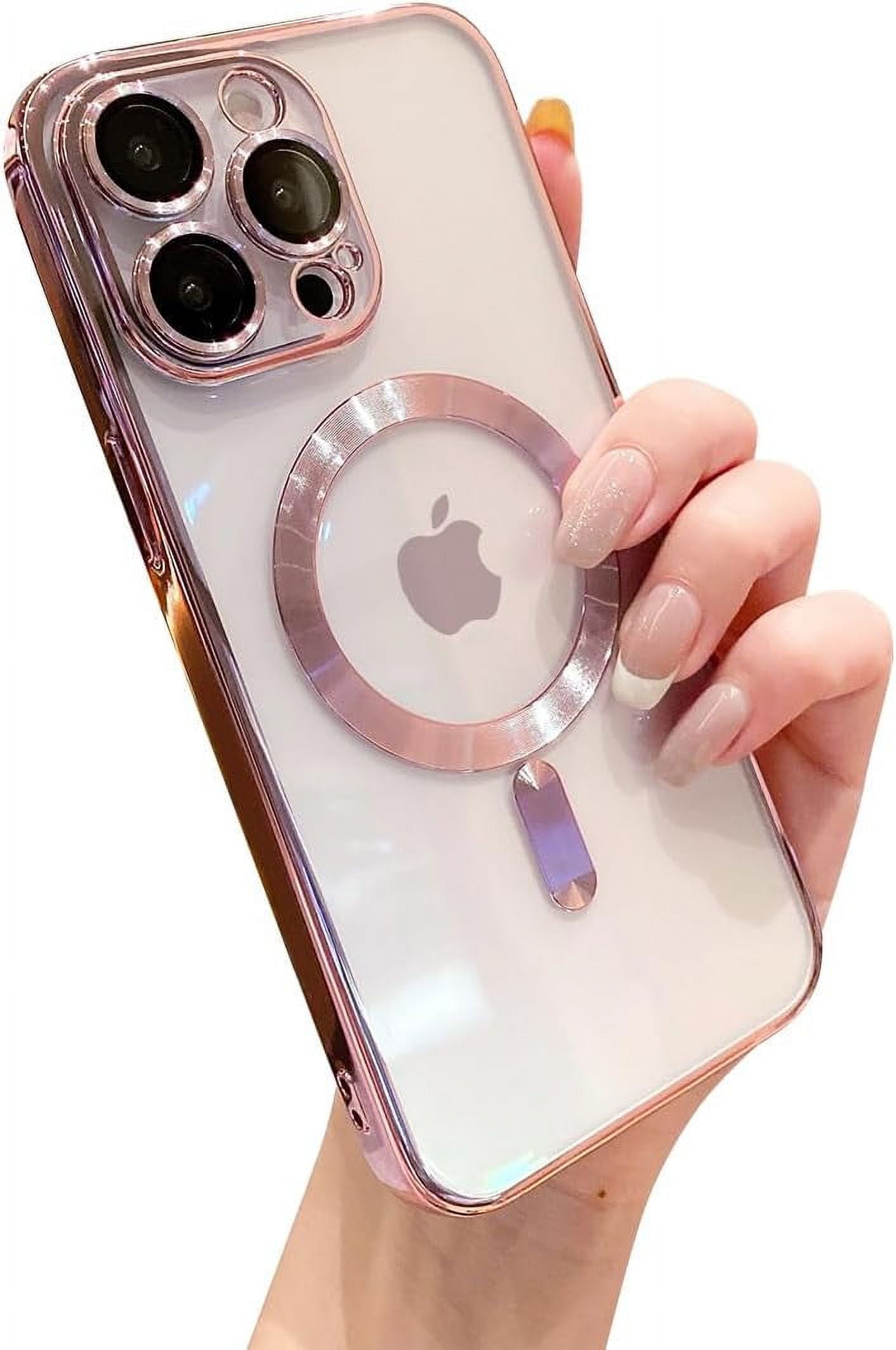 for iPhone 15 Pro Case Clear with Camera Lens Protector MagSafe ...