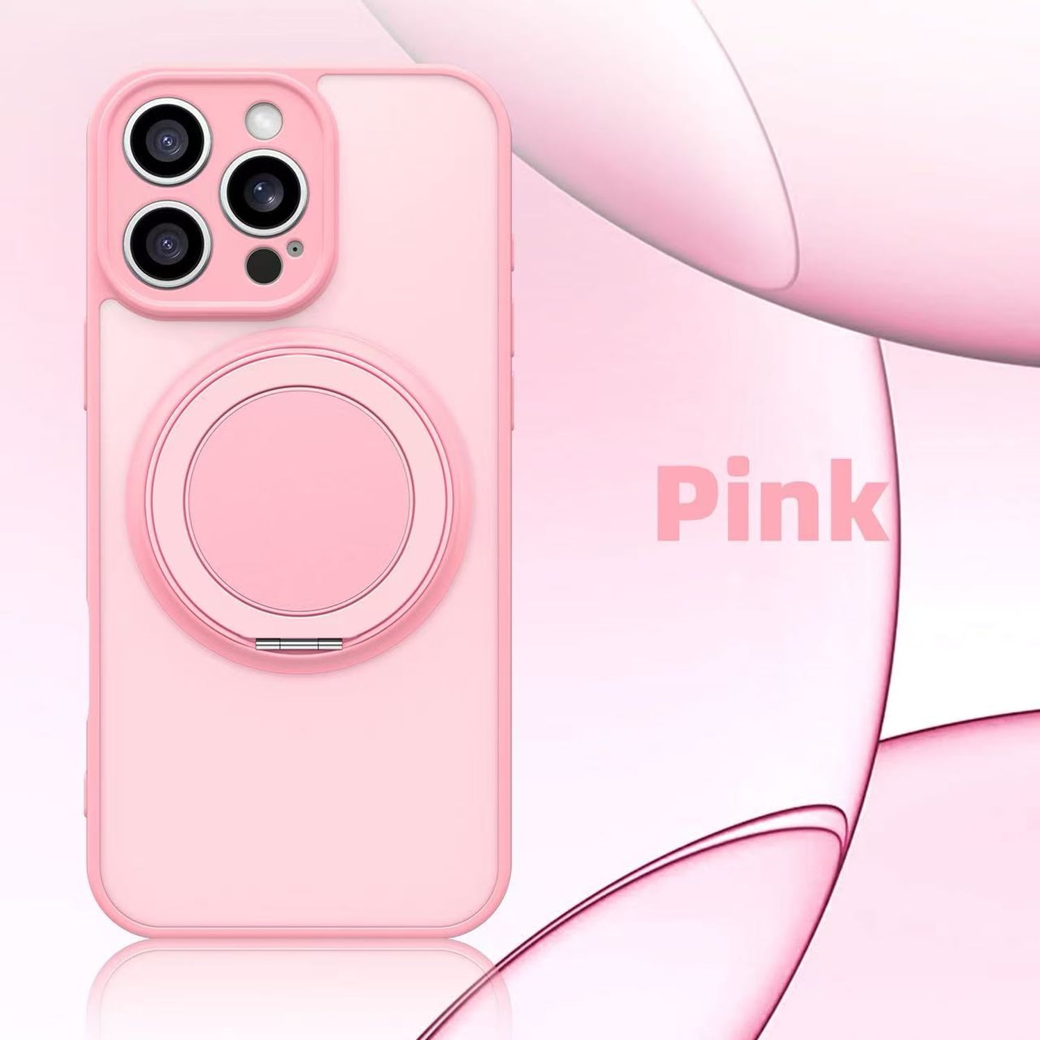 for iPhone 15 Pro Case with Strong Magnetic Ring Stand, Military-Grade ...