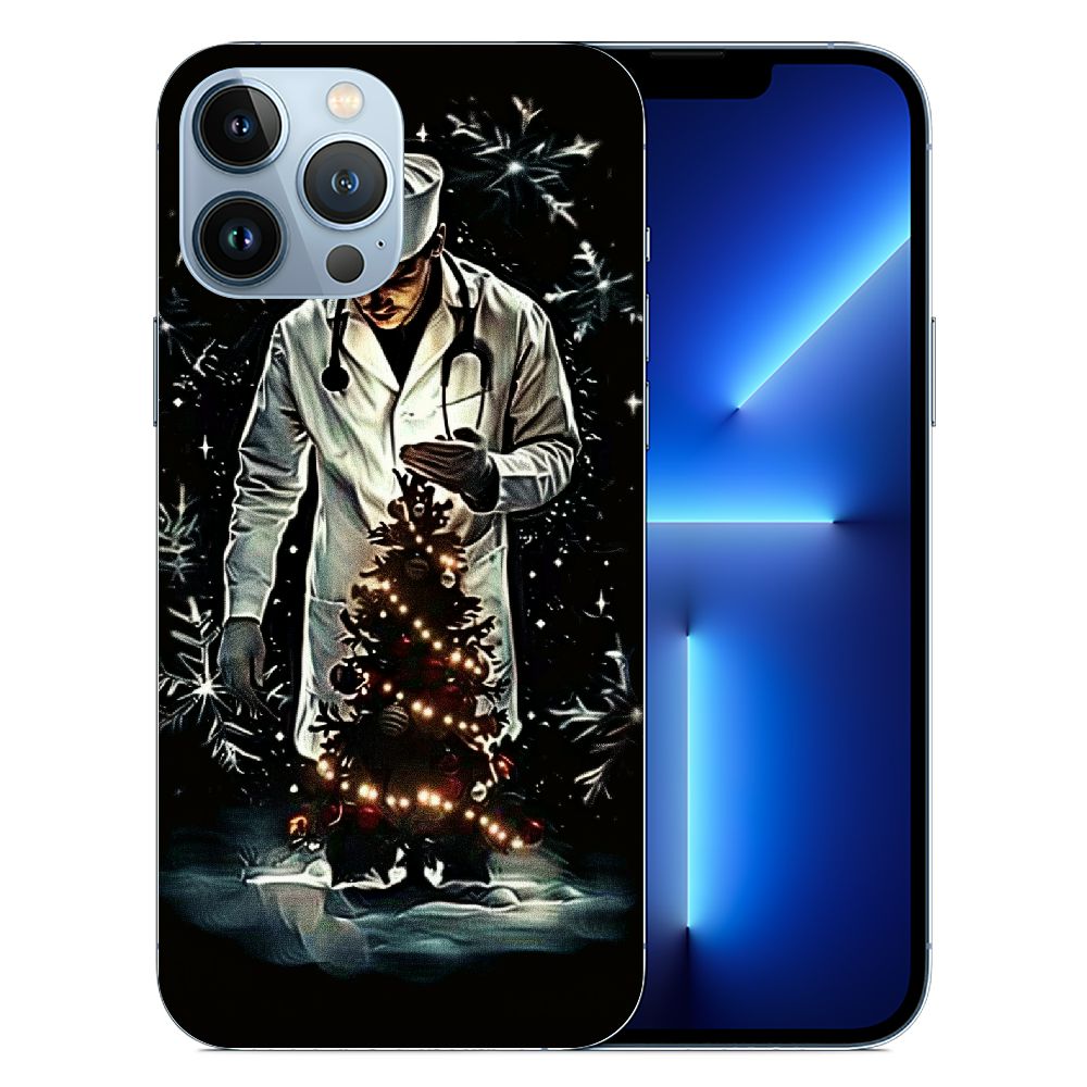 iPhone 15 Pro Christmas Tree Medical Worker Gift Case - Walmart.com