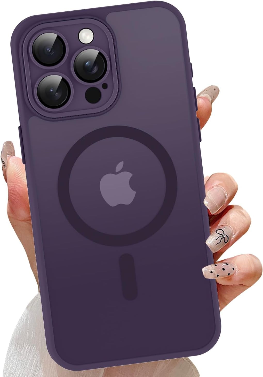 for iPhone 15 Pro MagSafe Case with Camera Lens Protector,Full ...