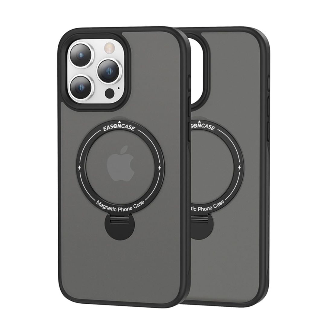 iPhone 15 Pro Magnetic MagSafe Case with Kickstand Lens Protector Slim ...