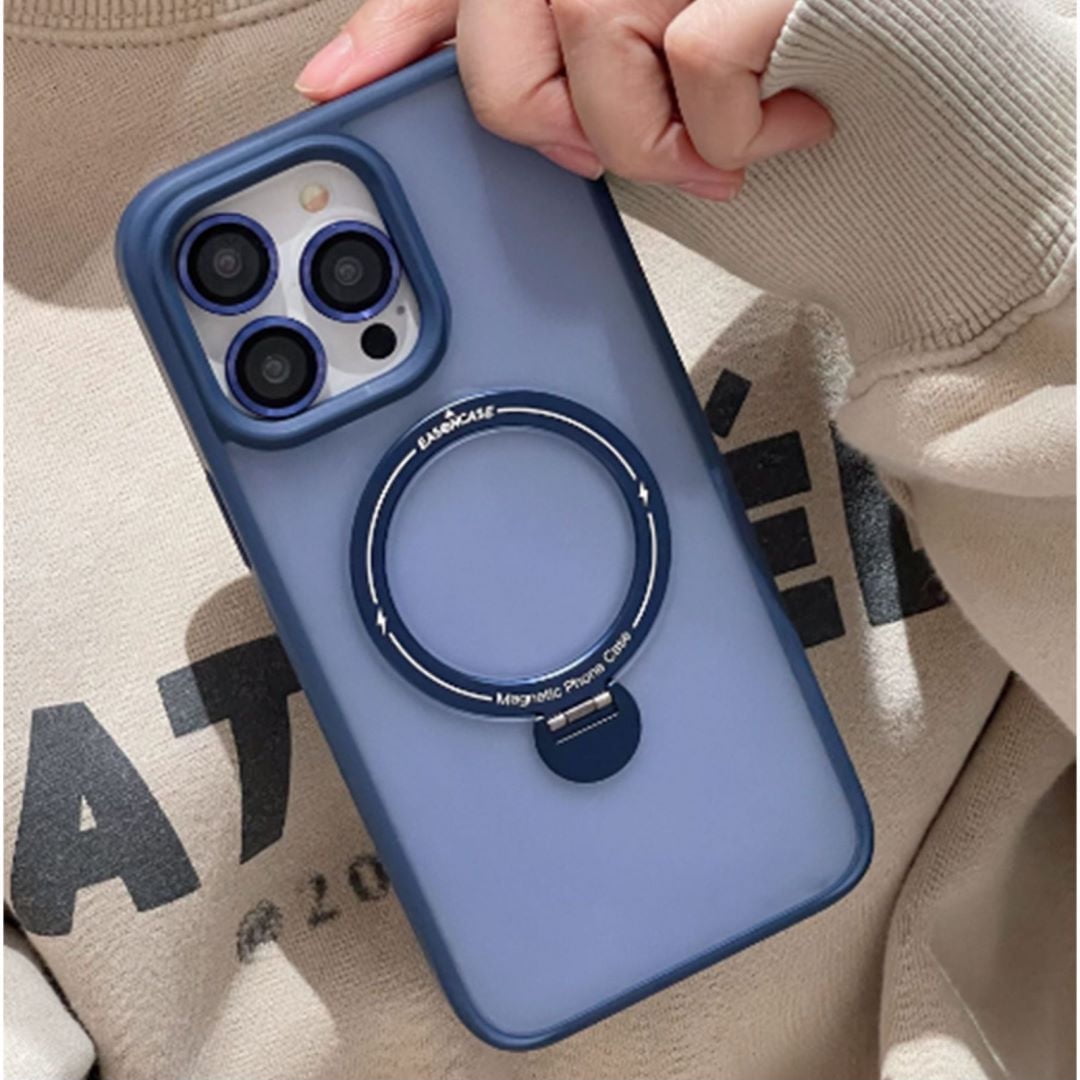 iPhone 15 Pro Magnetic MagSafe Case with Kickstand Lens Protector Slim ...