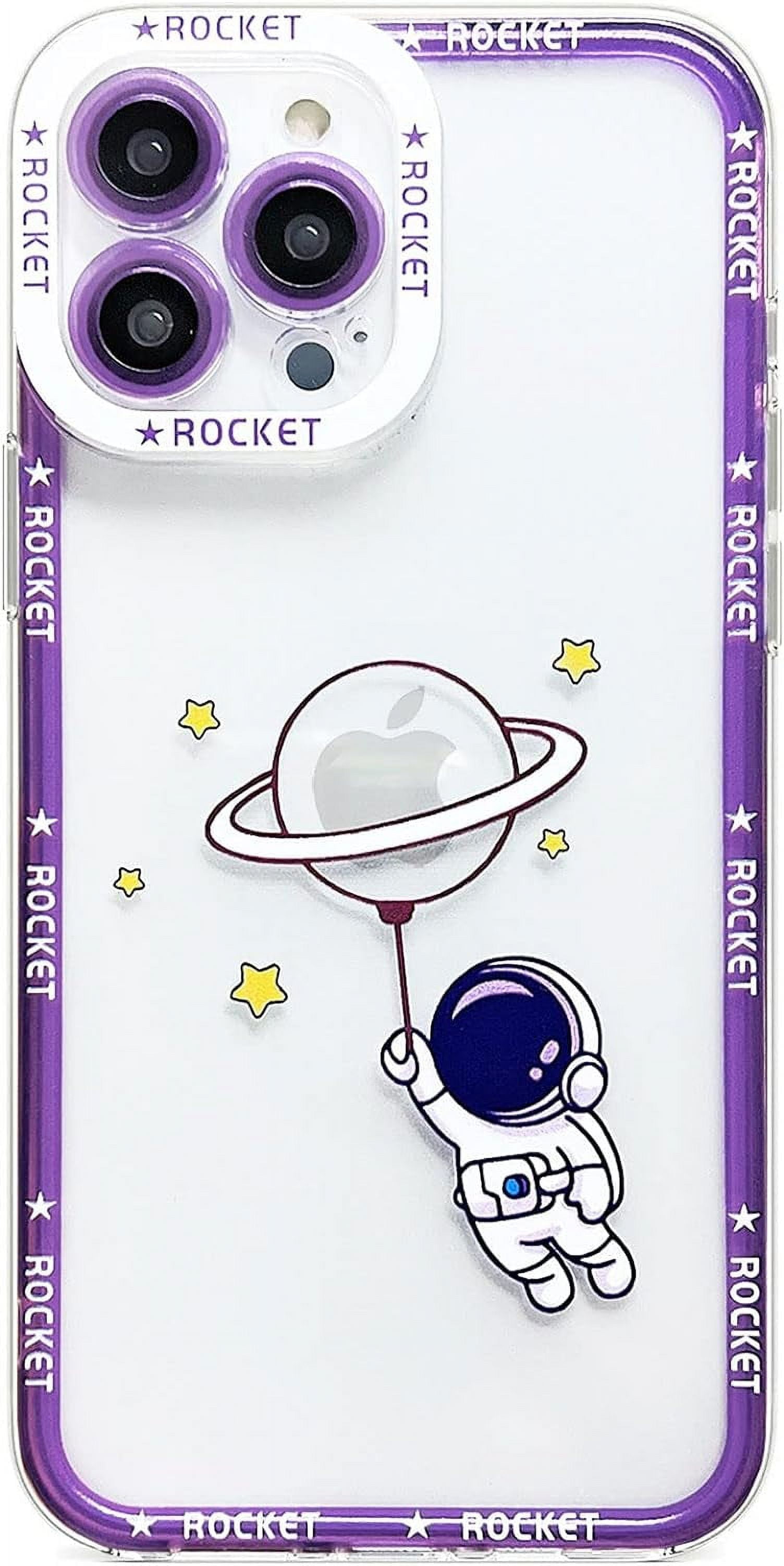 for iPhone 15 Pro Max Case Clear with Astronaut Design Cute Anime Cool ...