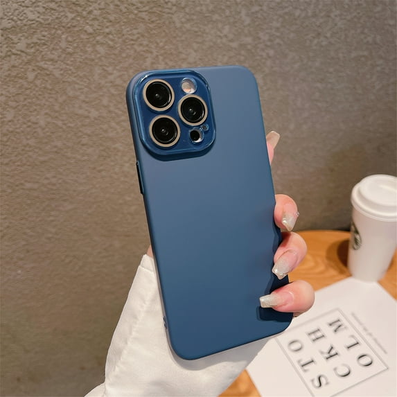 for iPhone 15 Pro Max Case with Lens Protector, Luxury Matte Hard PC ...