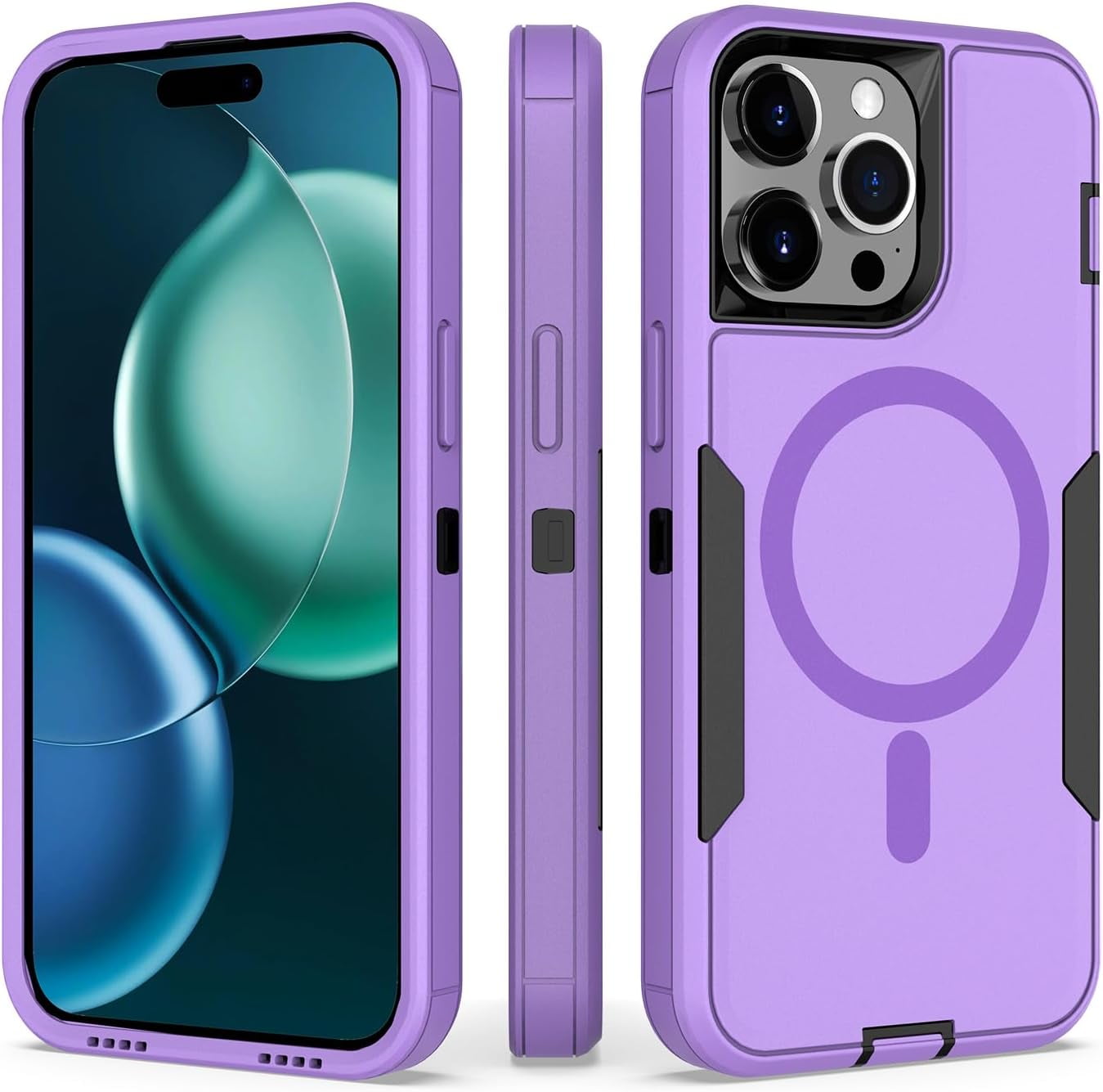 for iPhone 15 Pro Max Case, Strong Magnetic, Compatible with MagSafe ...