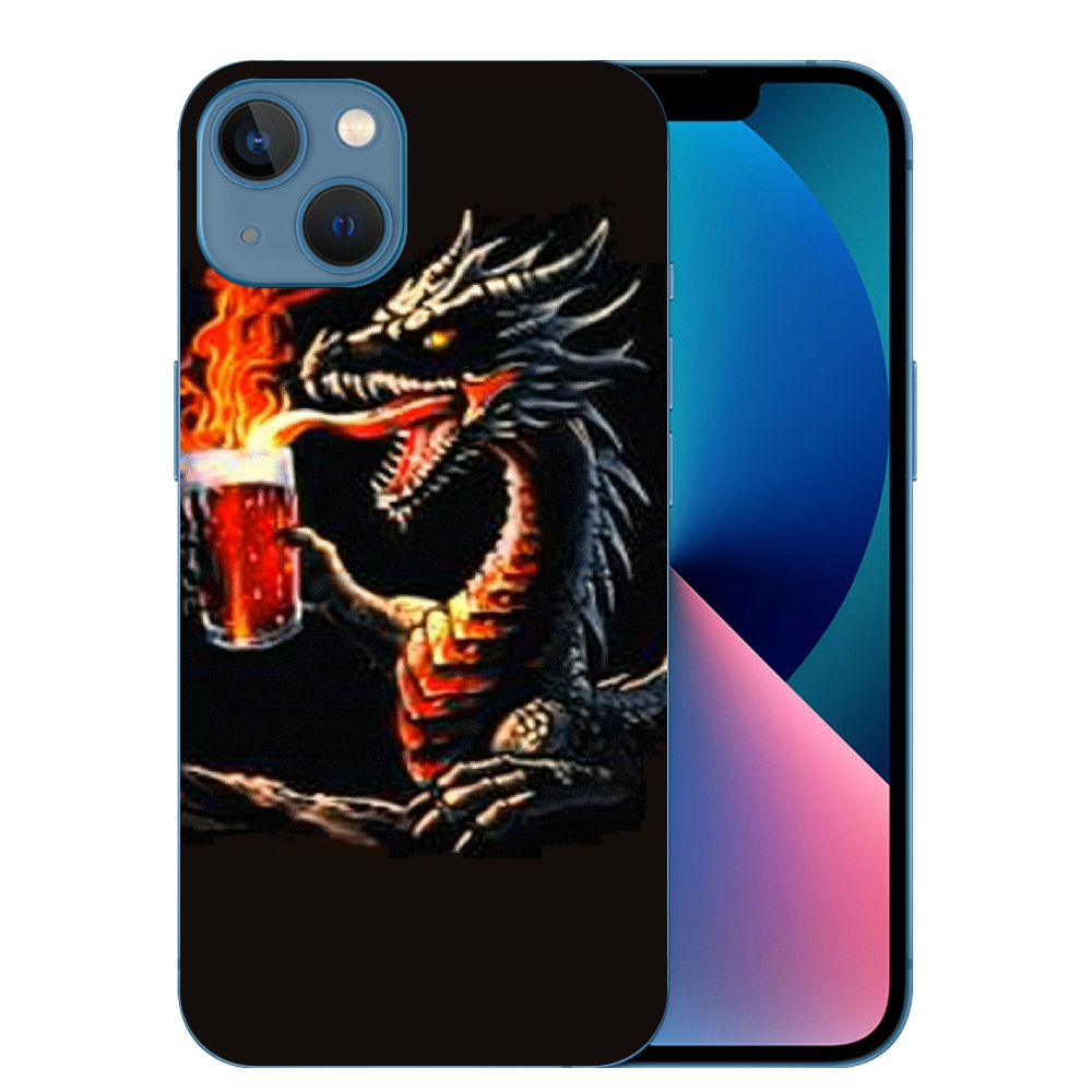 iPhone 15 Pro Max Fire-Breathing Dragon Eats Chili - Vintage Spicy Food ...