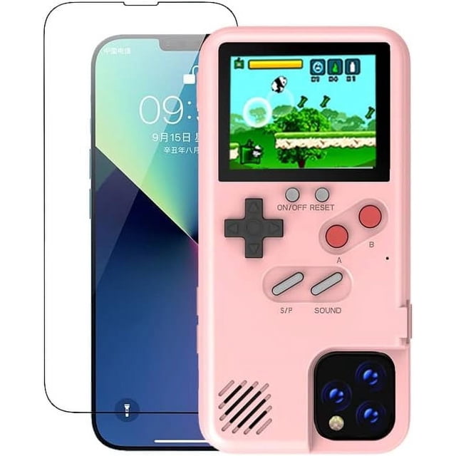 for iPhone 15 Pro Max Gameboy Design Cute Women Case, Game Phone Case ...