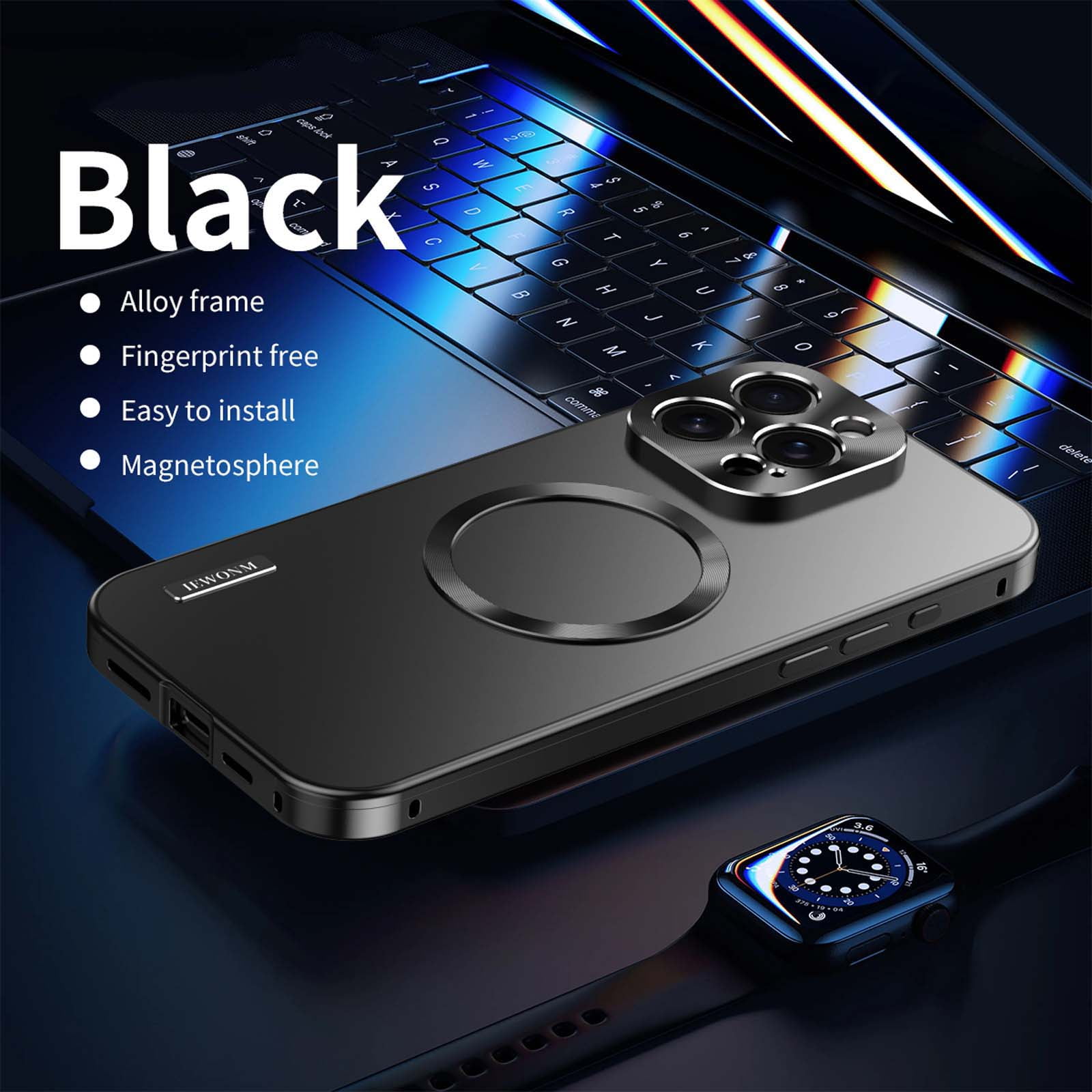 For iPhone 15 Pro Max Magnetic Phone Case,Compatible with Mag-Safe ...