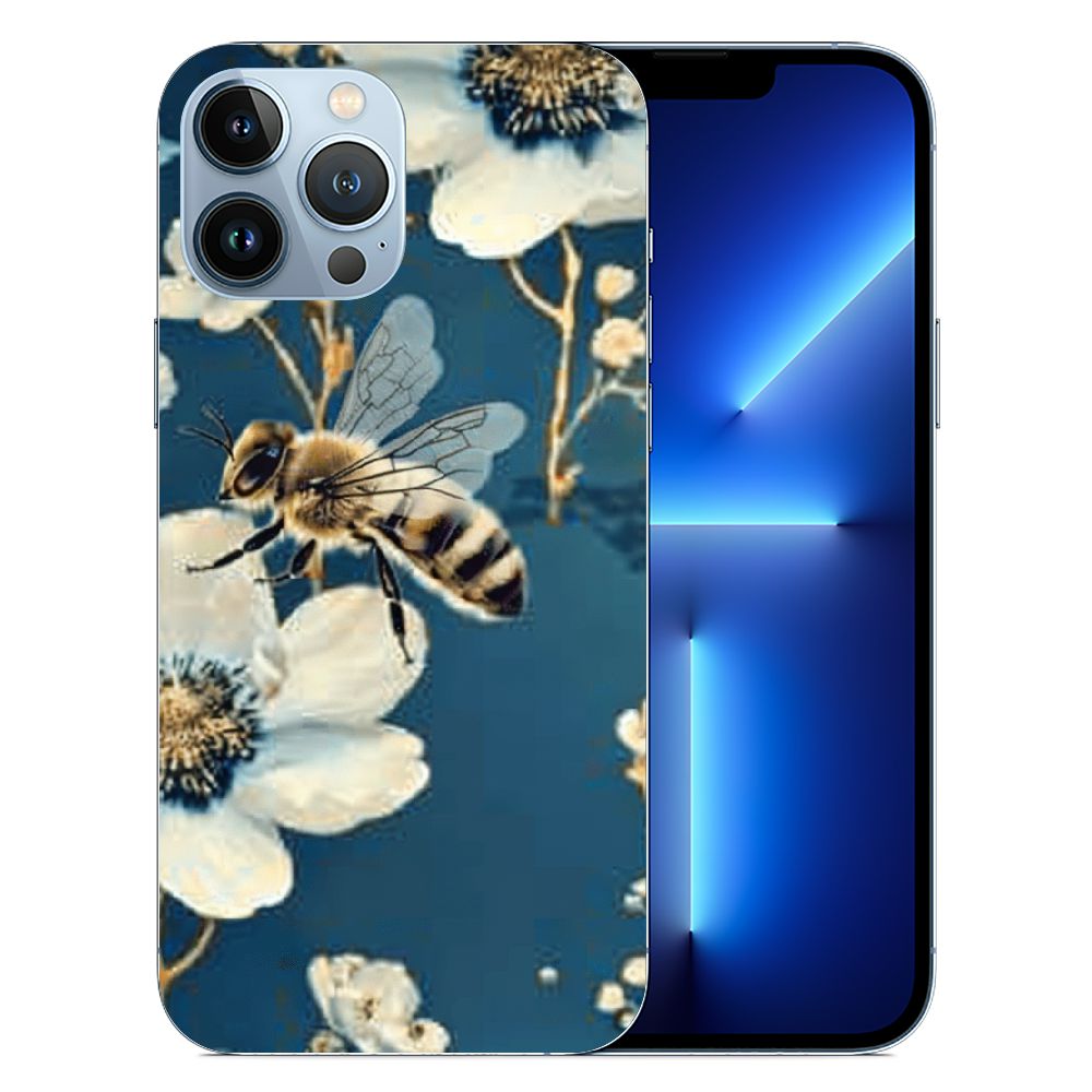 iPhone 15 Pro Max Vintage Bees Floral Flower Pollinator Garden Bee ...