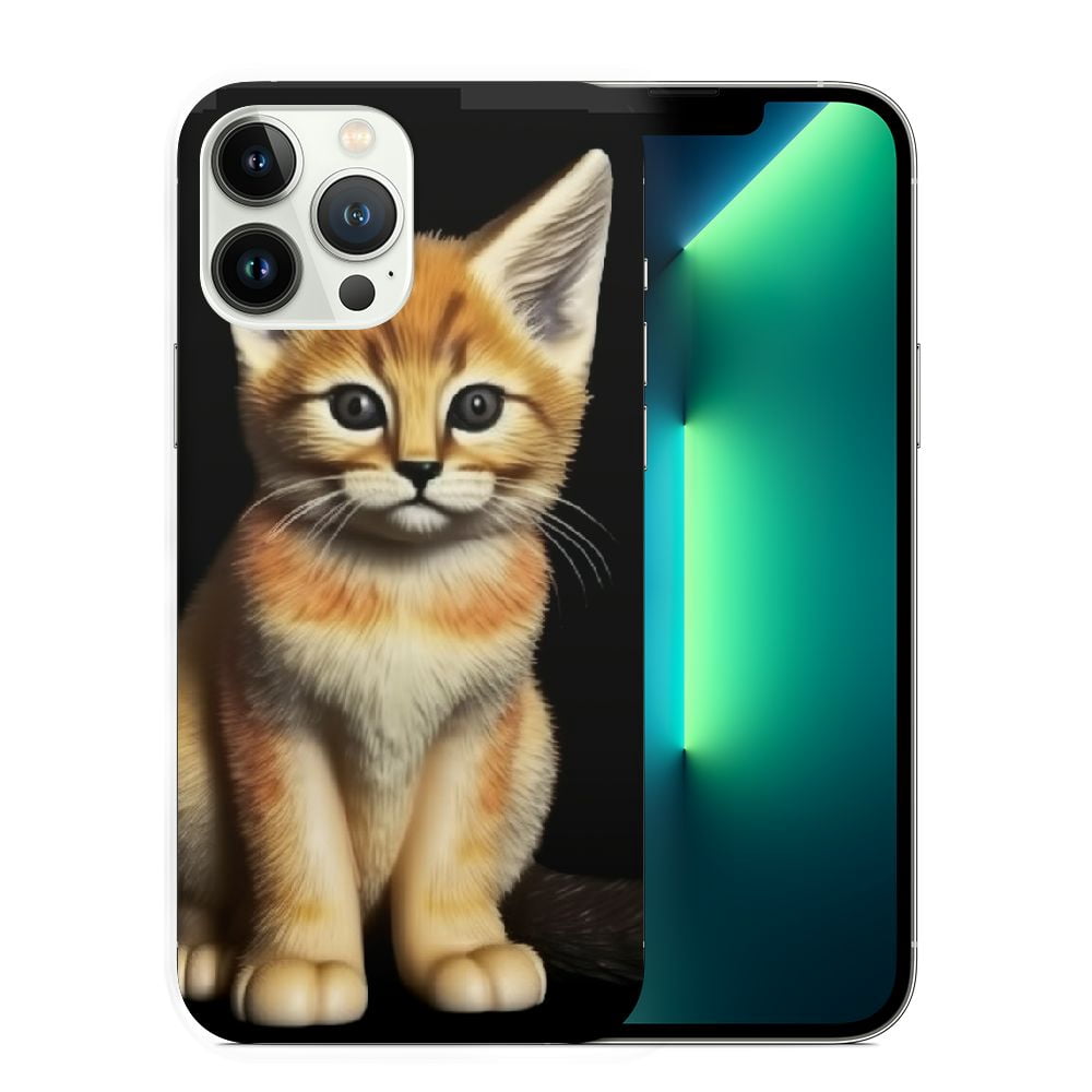 iPhone 15 Pro Orange Tabby Cat Case - Walmart.com