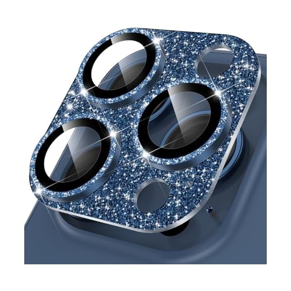 for iPhone 15 Pro/iPhone 15 Pro Max Camera Lens Protector, [5TH Gen New ...